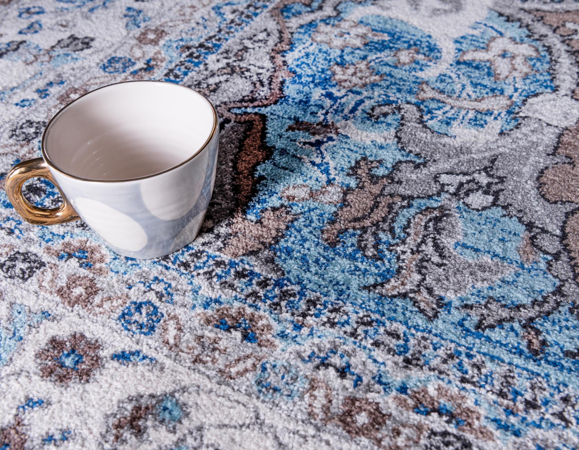 Light Blue 4' x 6' Legacy Rug | Rugs.com