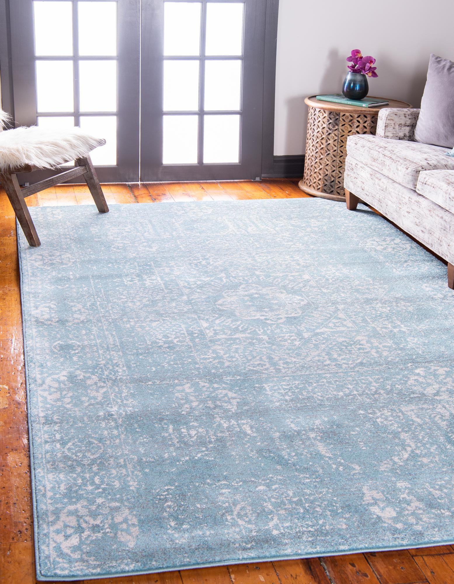 Light Blue 8' x 10' Legacy Rug | Rugs.com