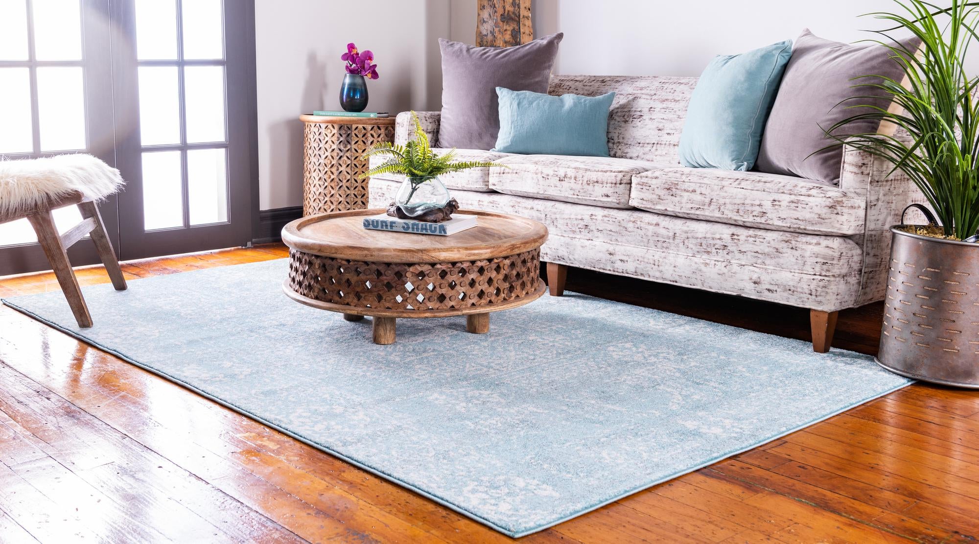 Light Blue 9' x 12' Legacy Rug | Rugs.com