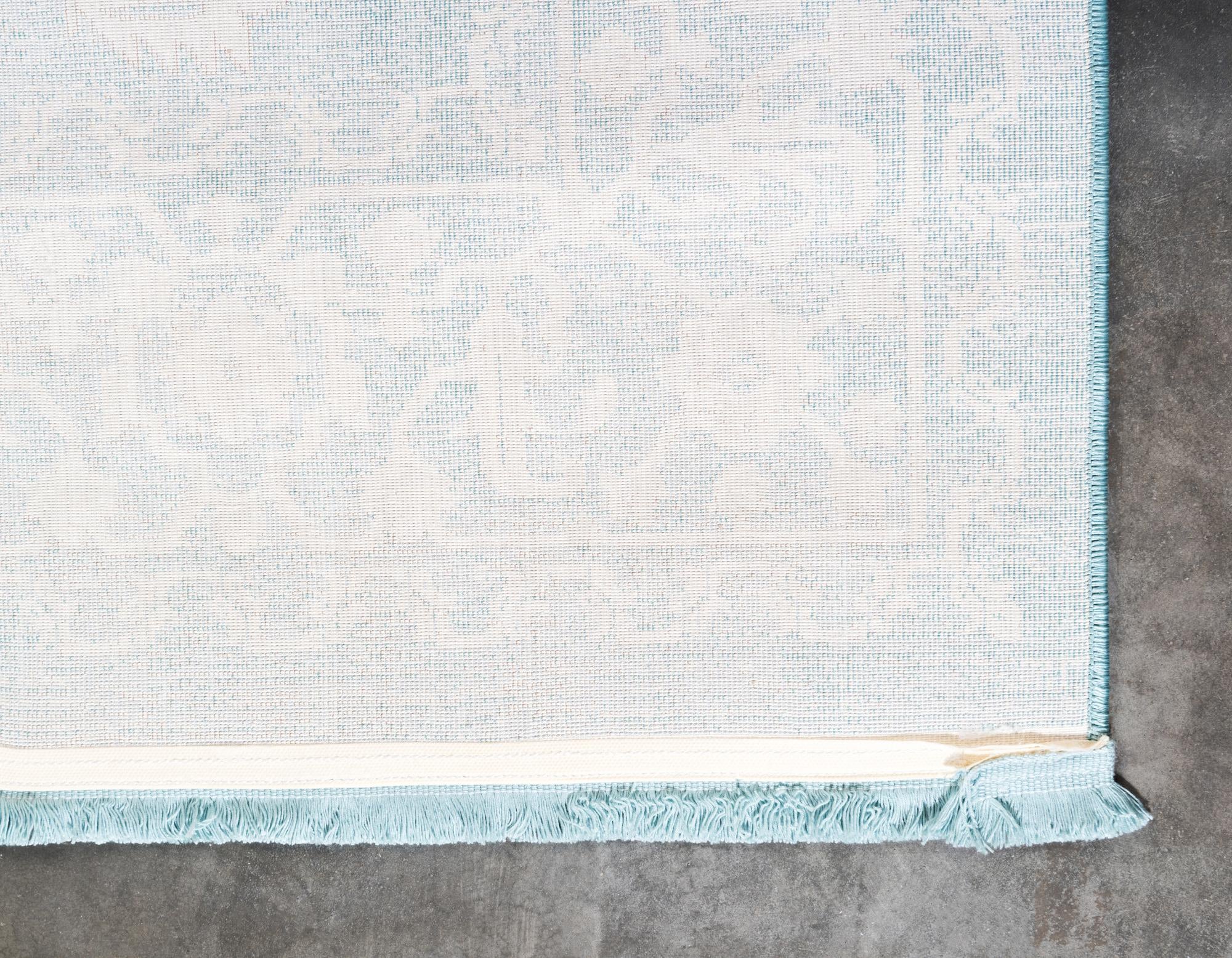 Light Blue 8' x 10' Modern Classical Rug | Rugs.com