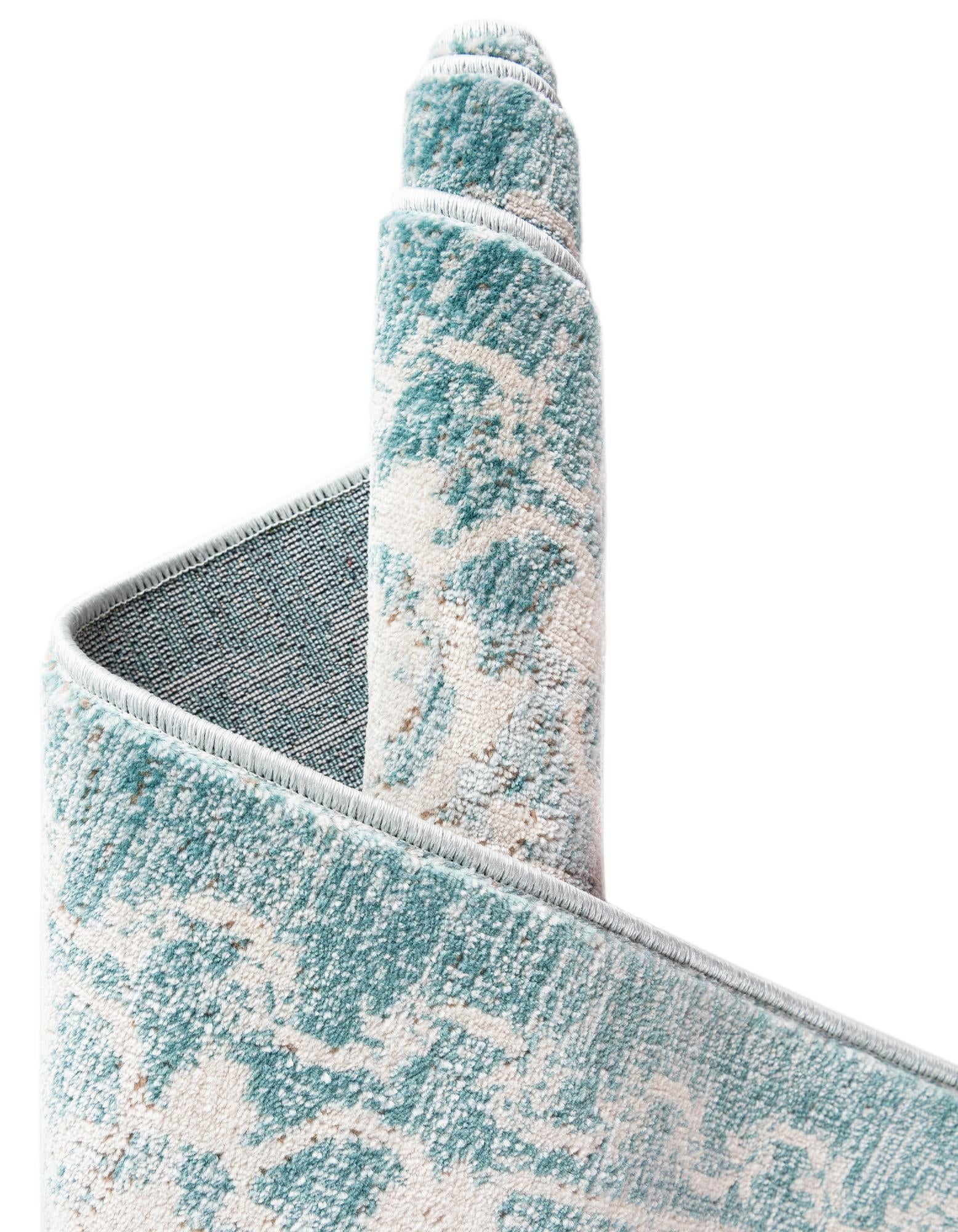 Light Blue 8' x 10' Modern Classical Rug | Rugs.com