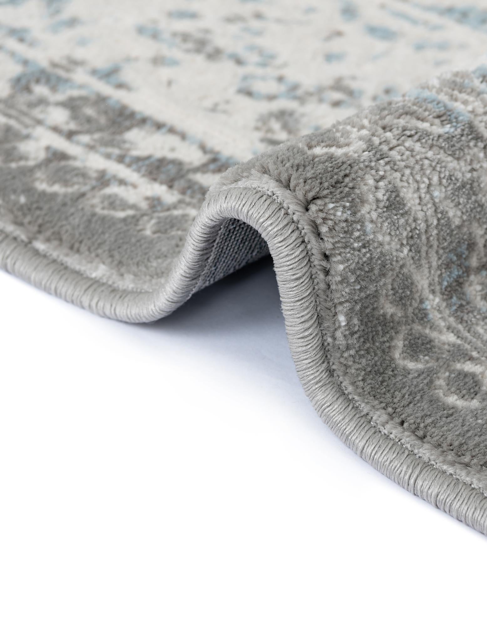 Light Blue 9' x 12' 2 Modern Classical Rug | Rugs.com