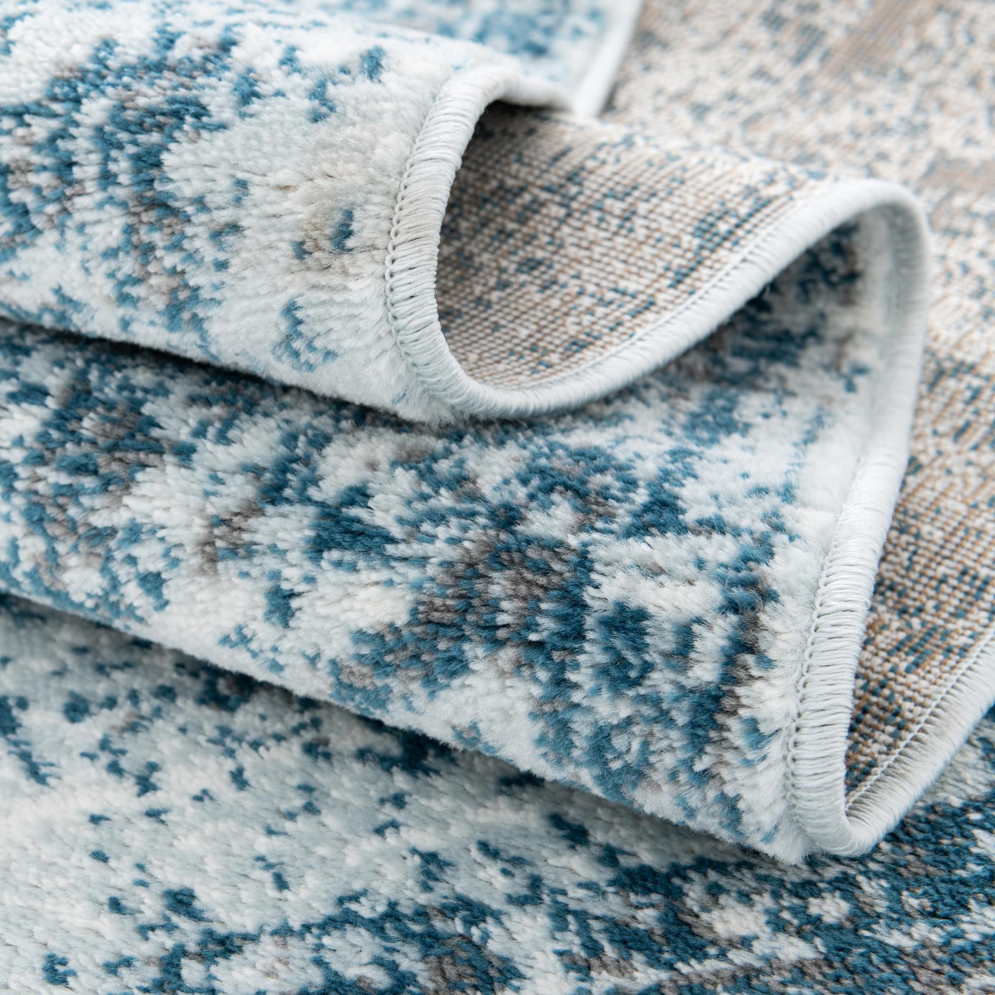 Light Blue 5' x 8' Monte Carlo Rug | Rugs.com