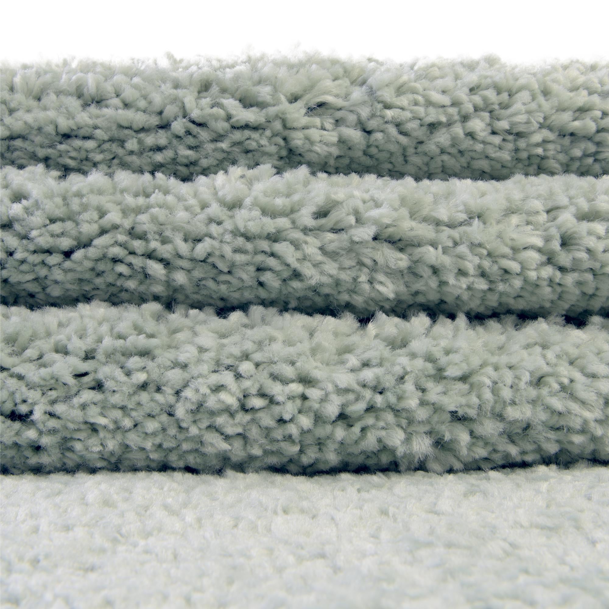 Light Blue 2' 2 x 3' Solid Frieze Rug | Rugs.com