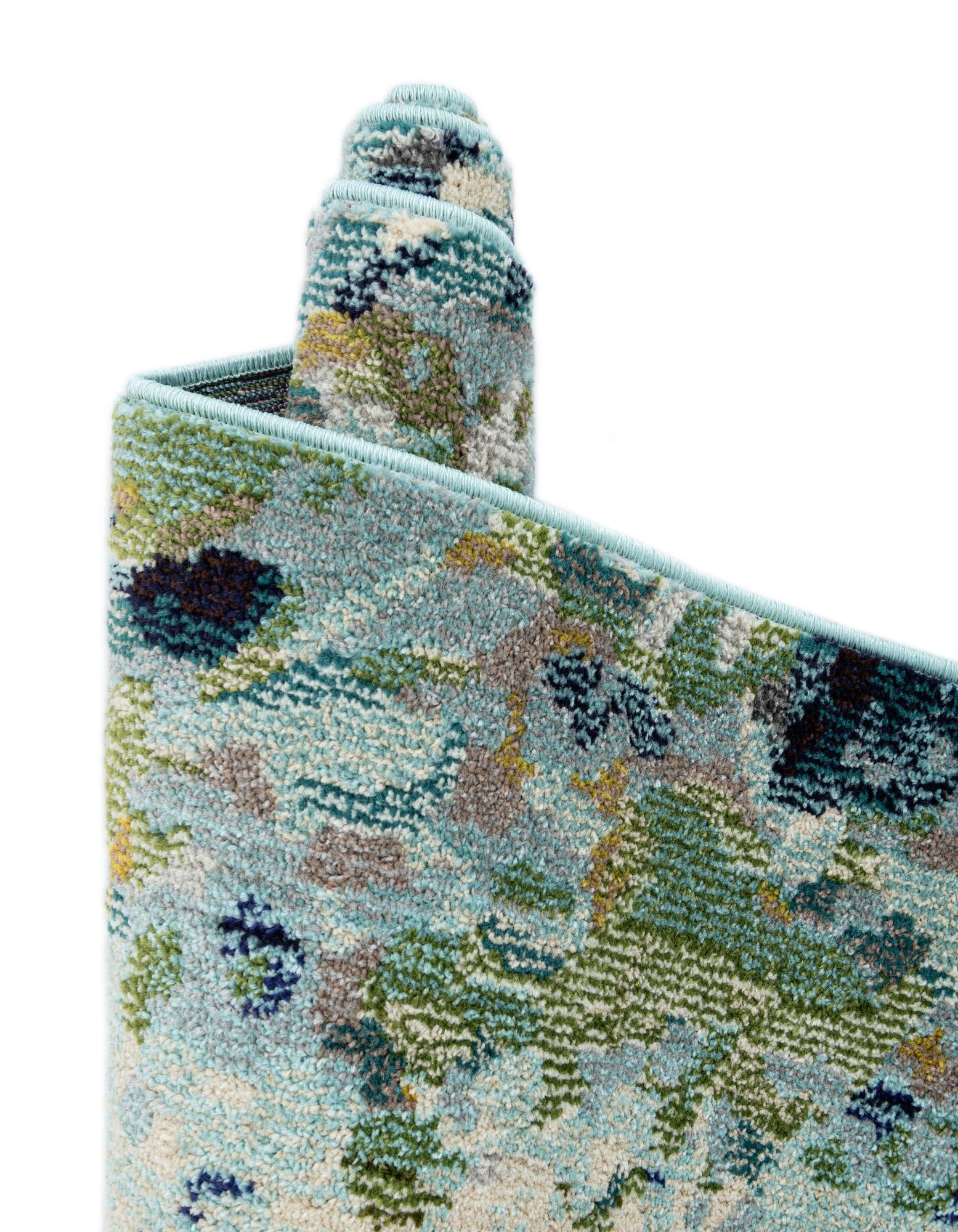 Light Blue 10' 6 x 16' 5 Theia Rug | Rugs.com