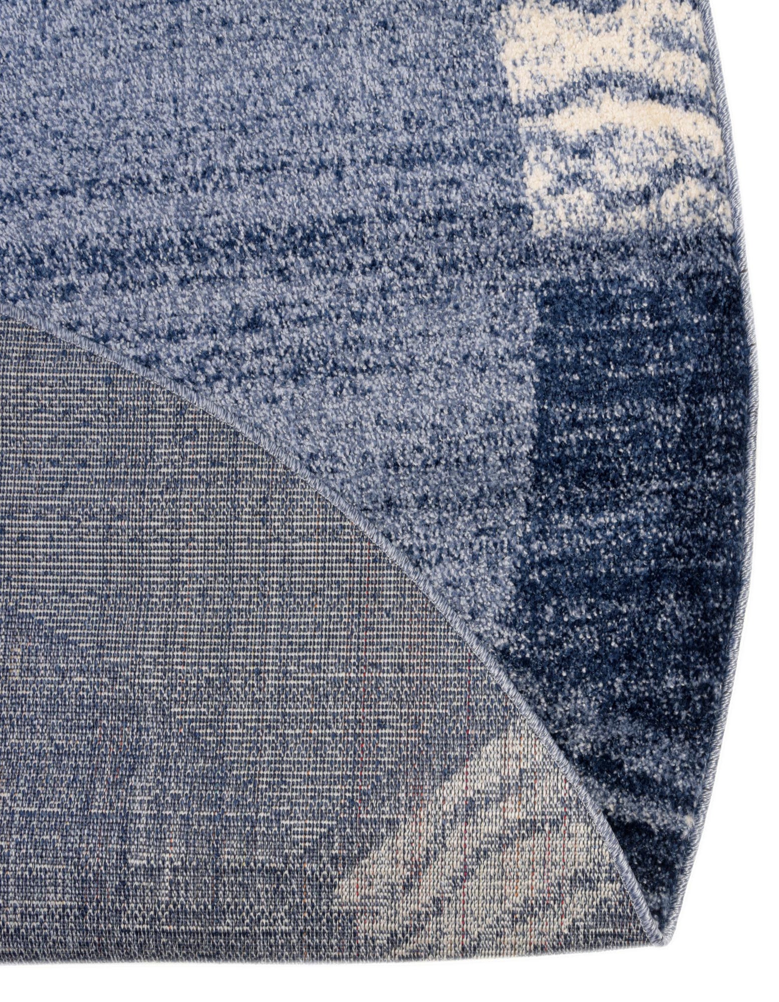 Light Blue 6' x 6' Angelica Round Rug | Rugs.com