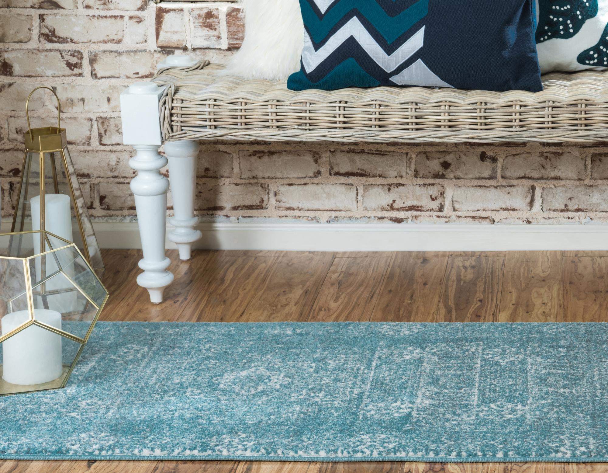 Light Blue 2' 2 x 6' Legacy Runner Rug | Rugs.com