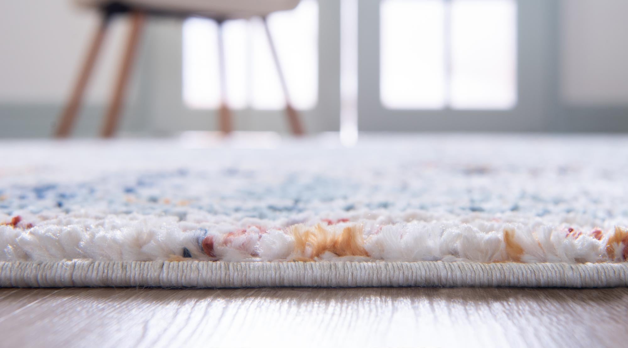 Light Blue 2' 2 x 6' Morocco Runner Rug | Rugs.com