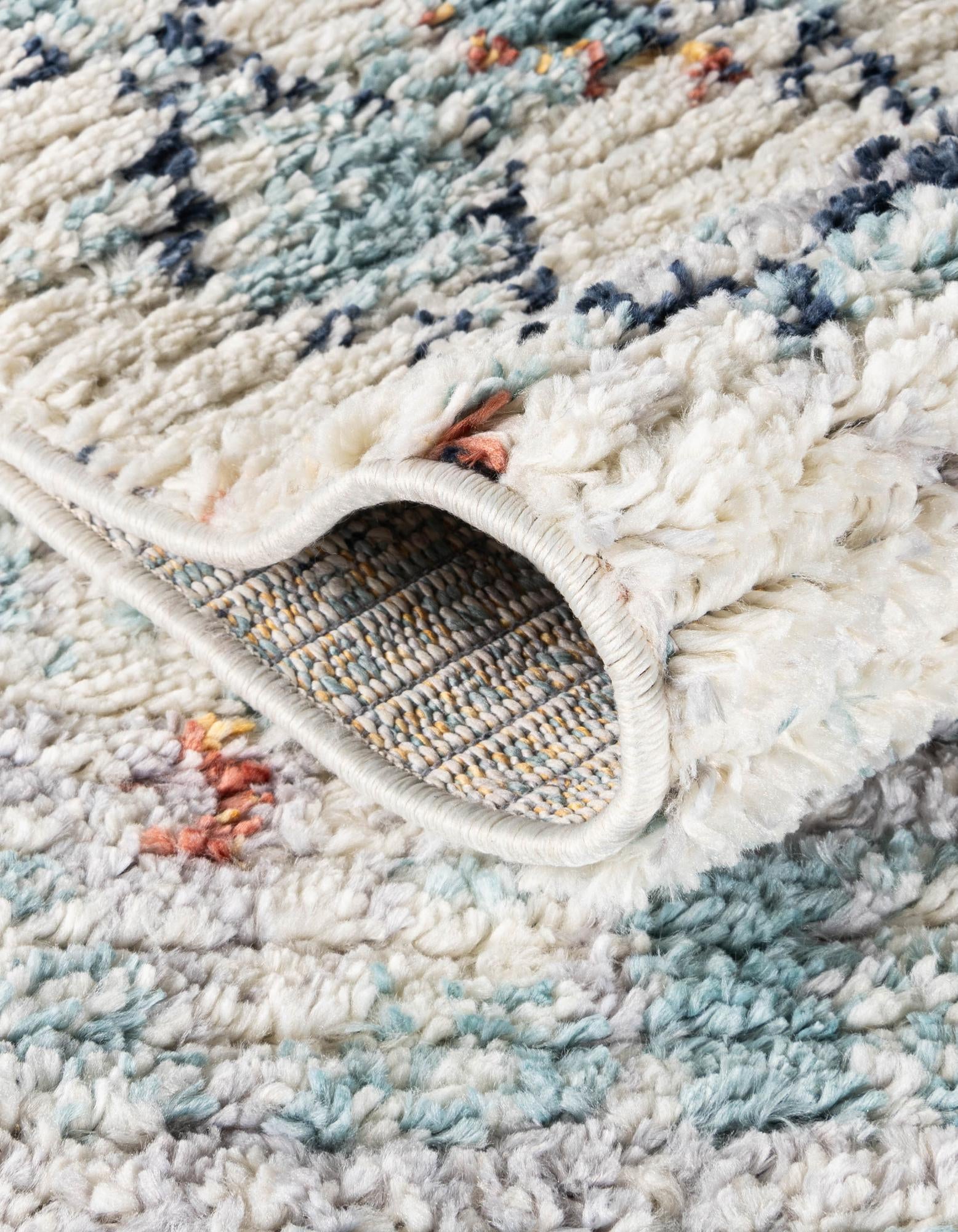 Light Blue 2' 2 x 6' Morocco Runner Rug | Rugs.com