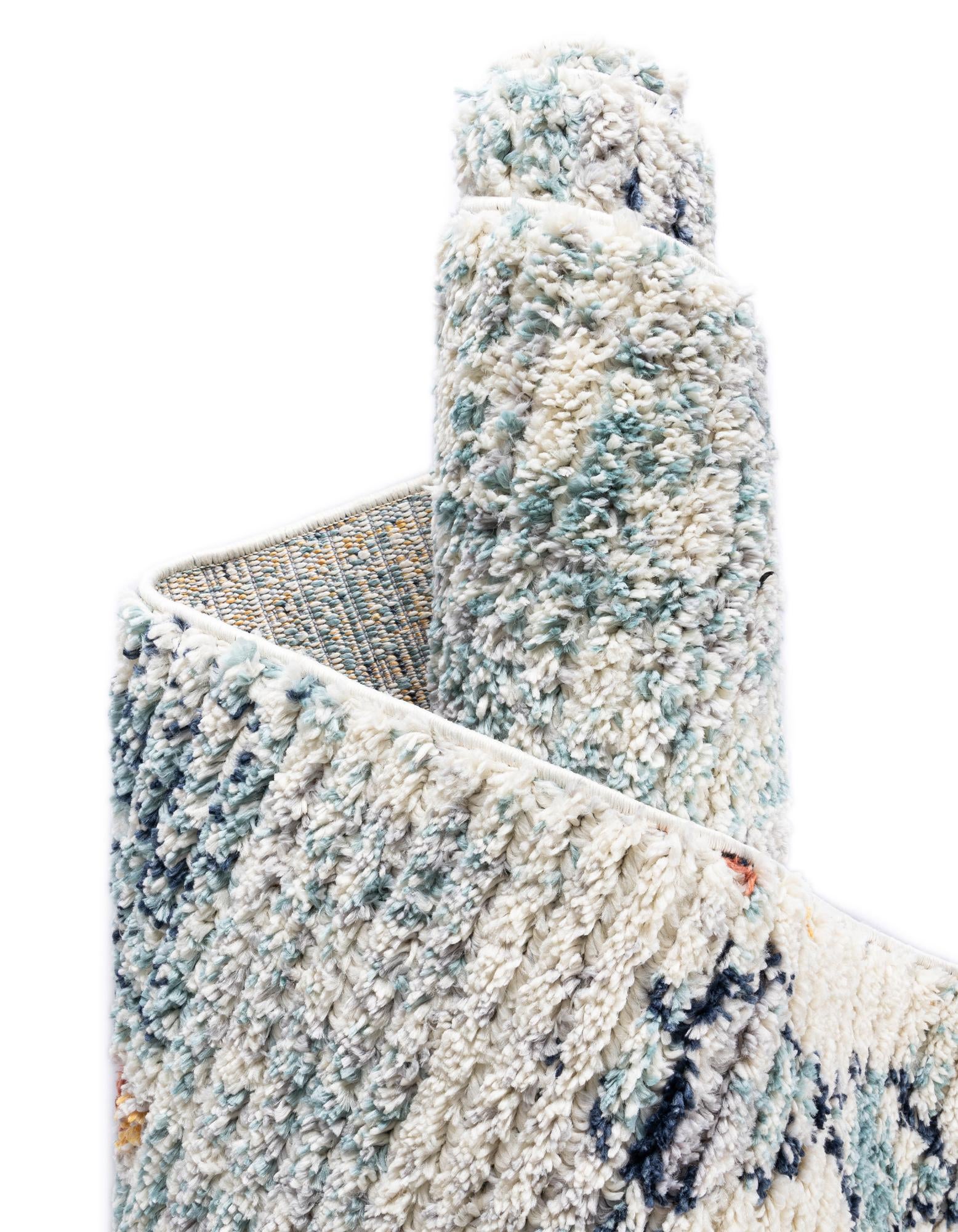 Light Blue 2' 2 x 6' Morocco Runner Rug | Rugs.com