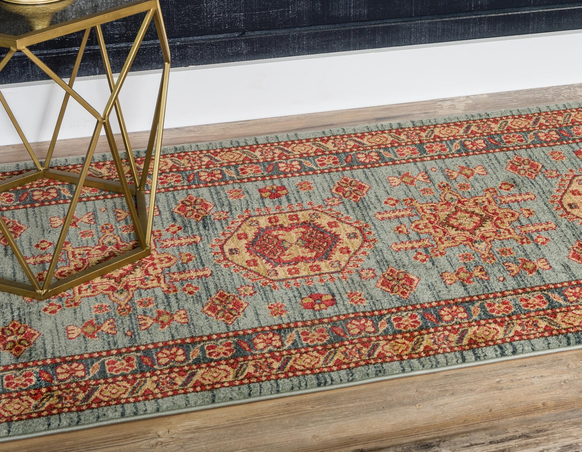 Light Blue 2' x 6' 2 Sara Runner Rug | Rugs.com