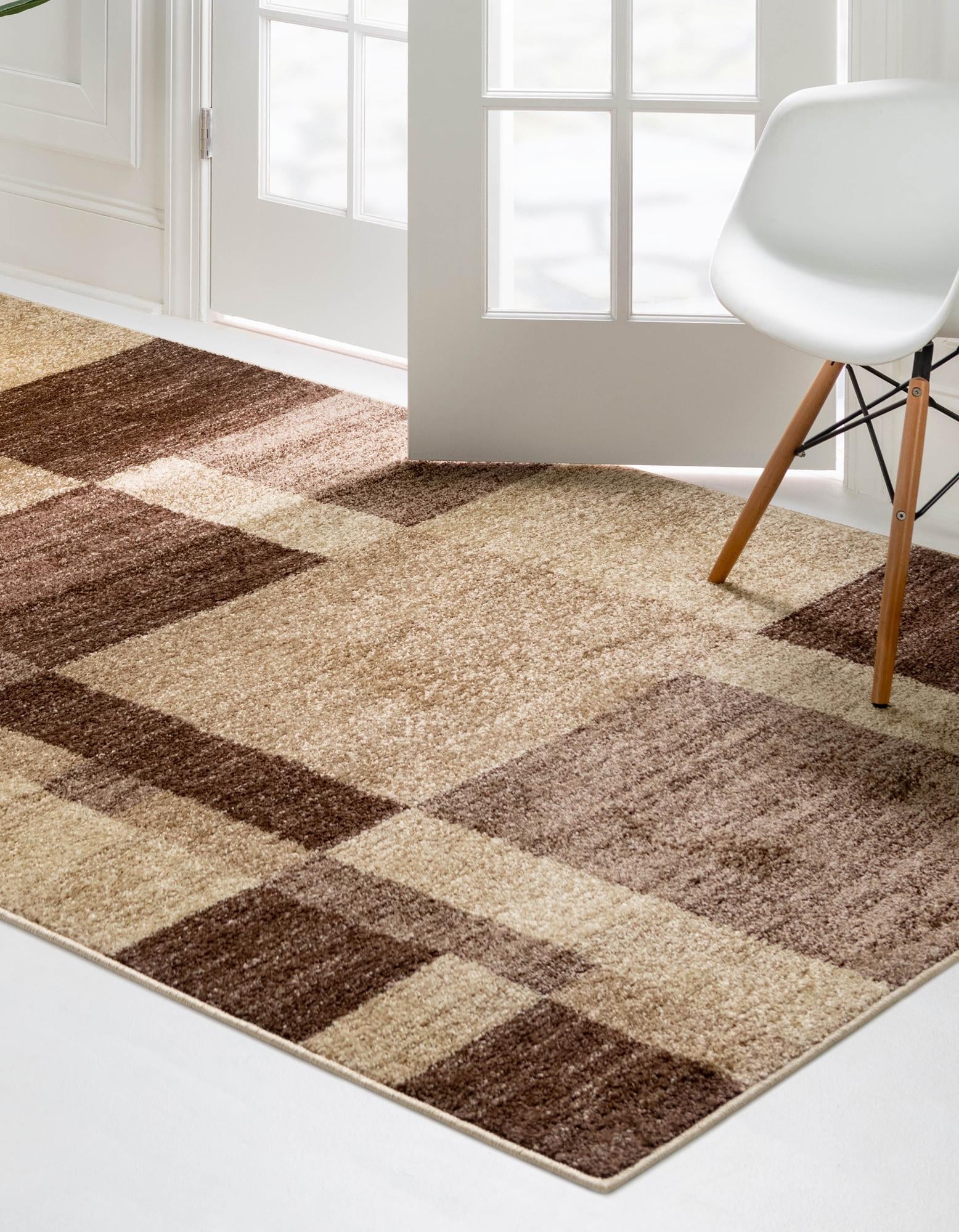 Light Brown 5' x 8' Equinox Rug | Rugs.com