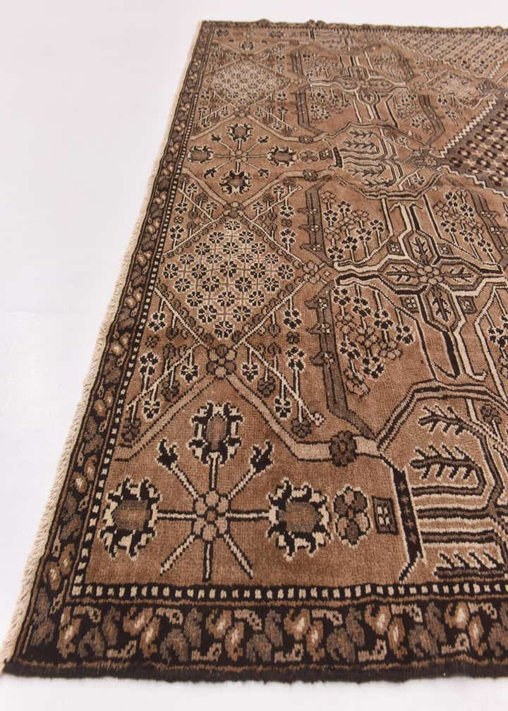 Light Brown 7' 9 x 10' 5 Hand Knotted Ferdos Persian Wool Rug | Rugs.com