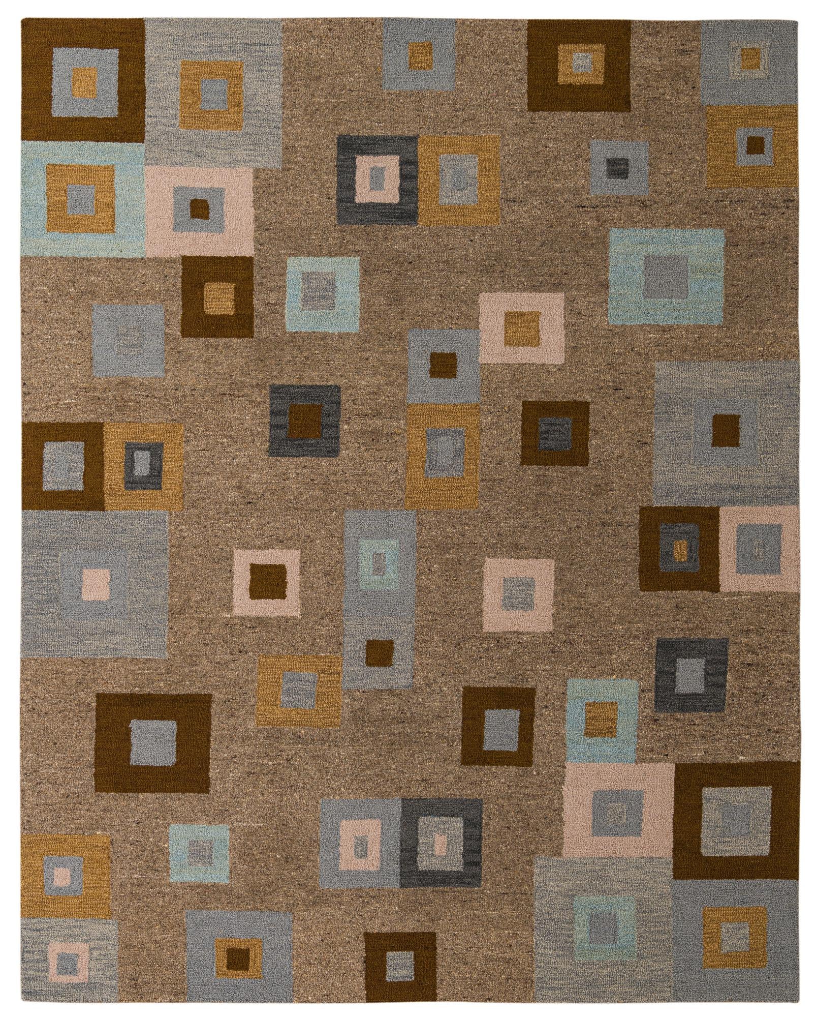 Light Brown 8' x 10' Luna Wool Rug | Rugs.com