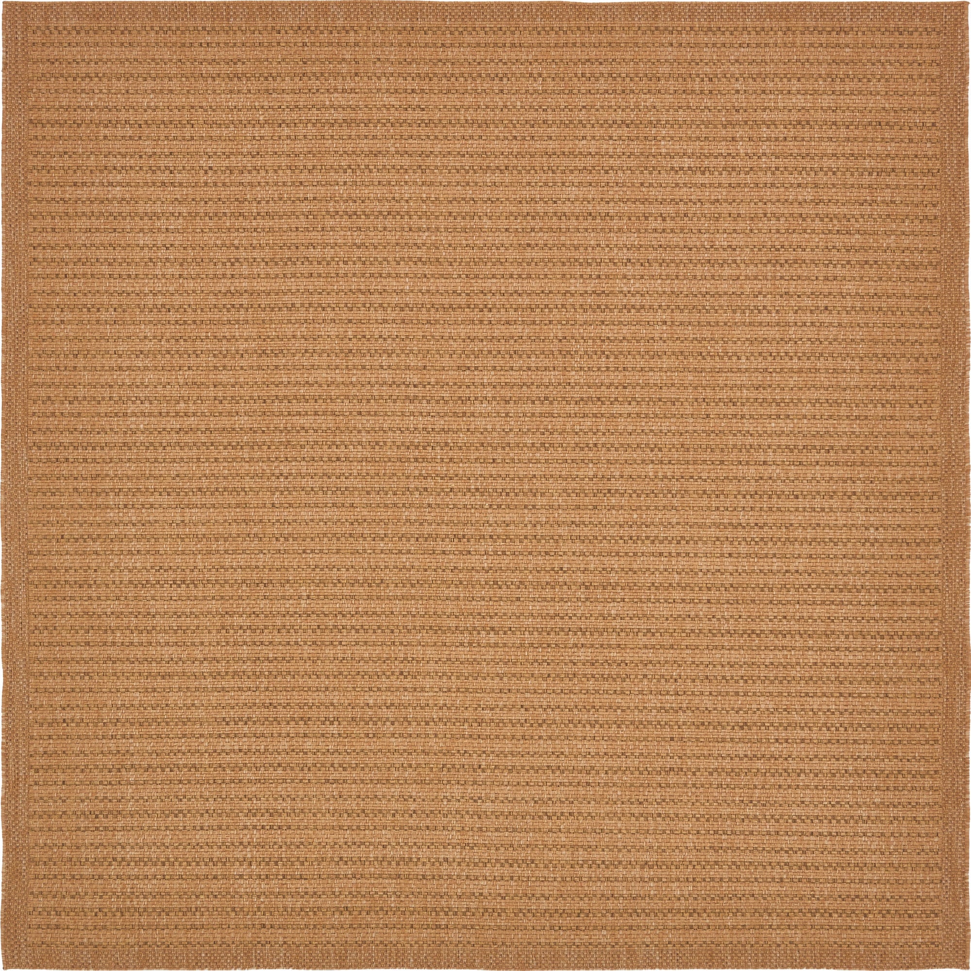 Light Brown 9' x 12' Border Indoor / Outdoor Rug | Rugs.com