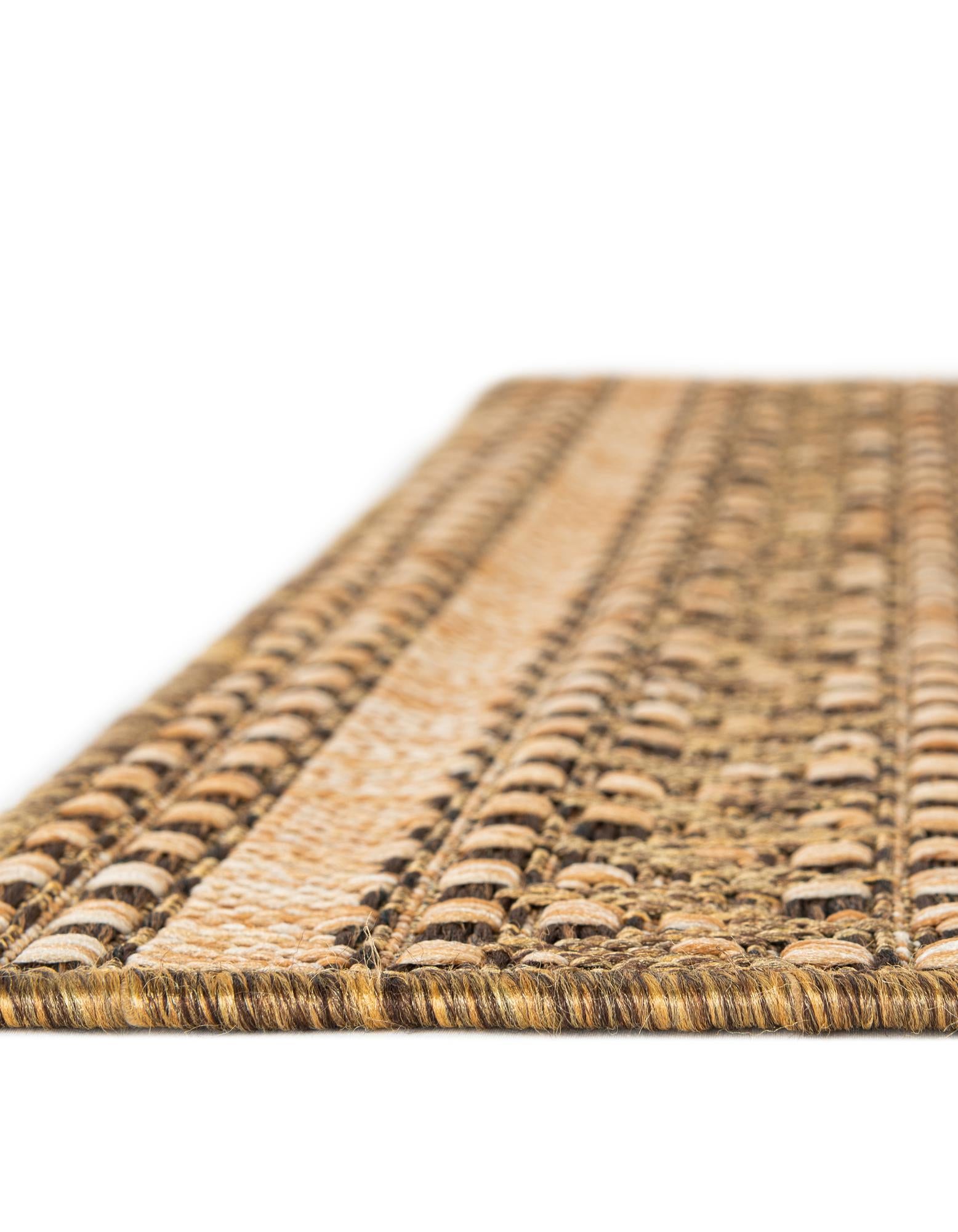 Light Brown 7' x 10' Modern Indoor / Outdoor Rug | Rugs.com