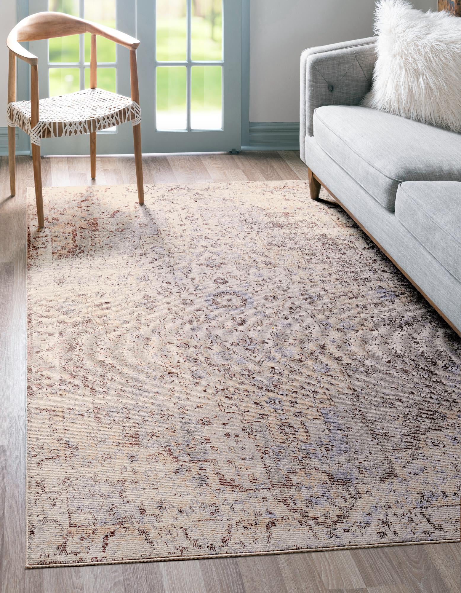 Light Gray 9' x 12' 2 Amulet Rug | Rugs.com