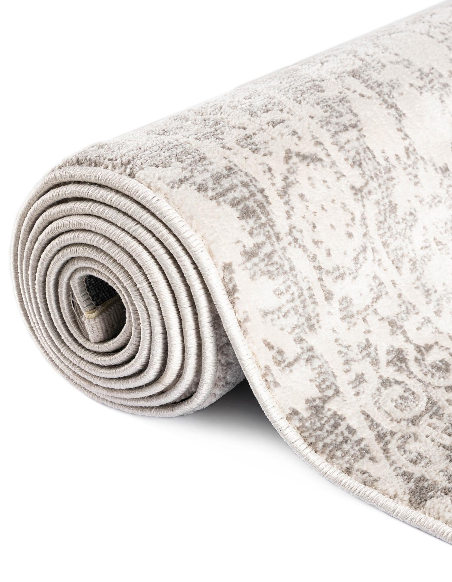 Light Gray 10' x 13' Modern Classical Rug | Rugs.com