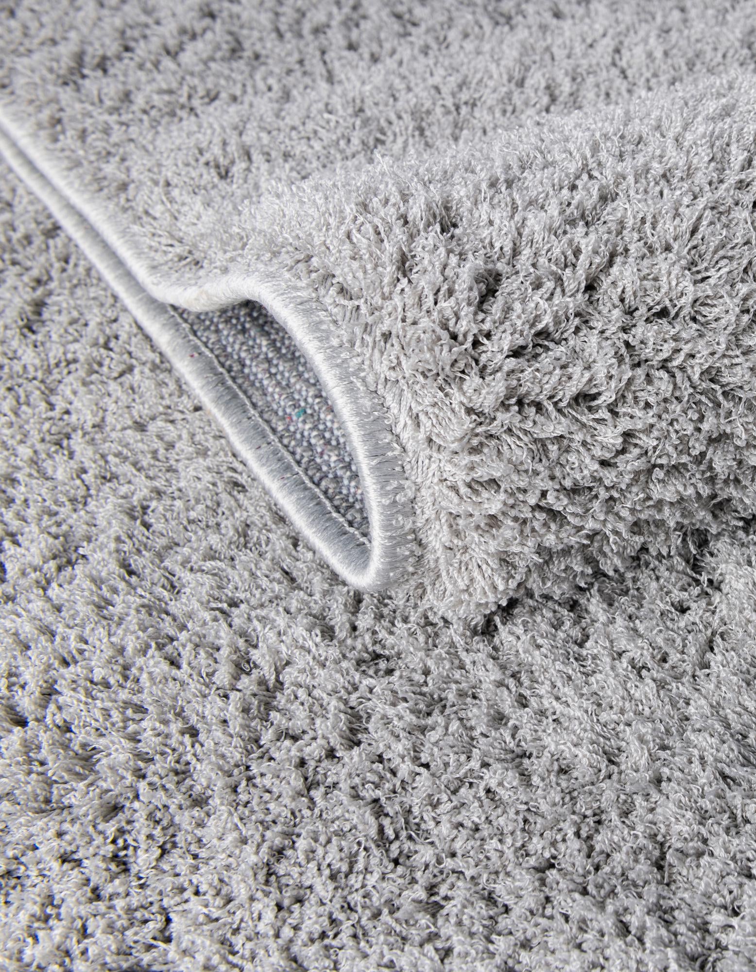 Light Gray 8' x 10' Solid Shag Rug | Rugs.com