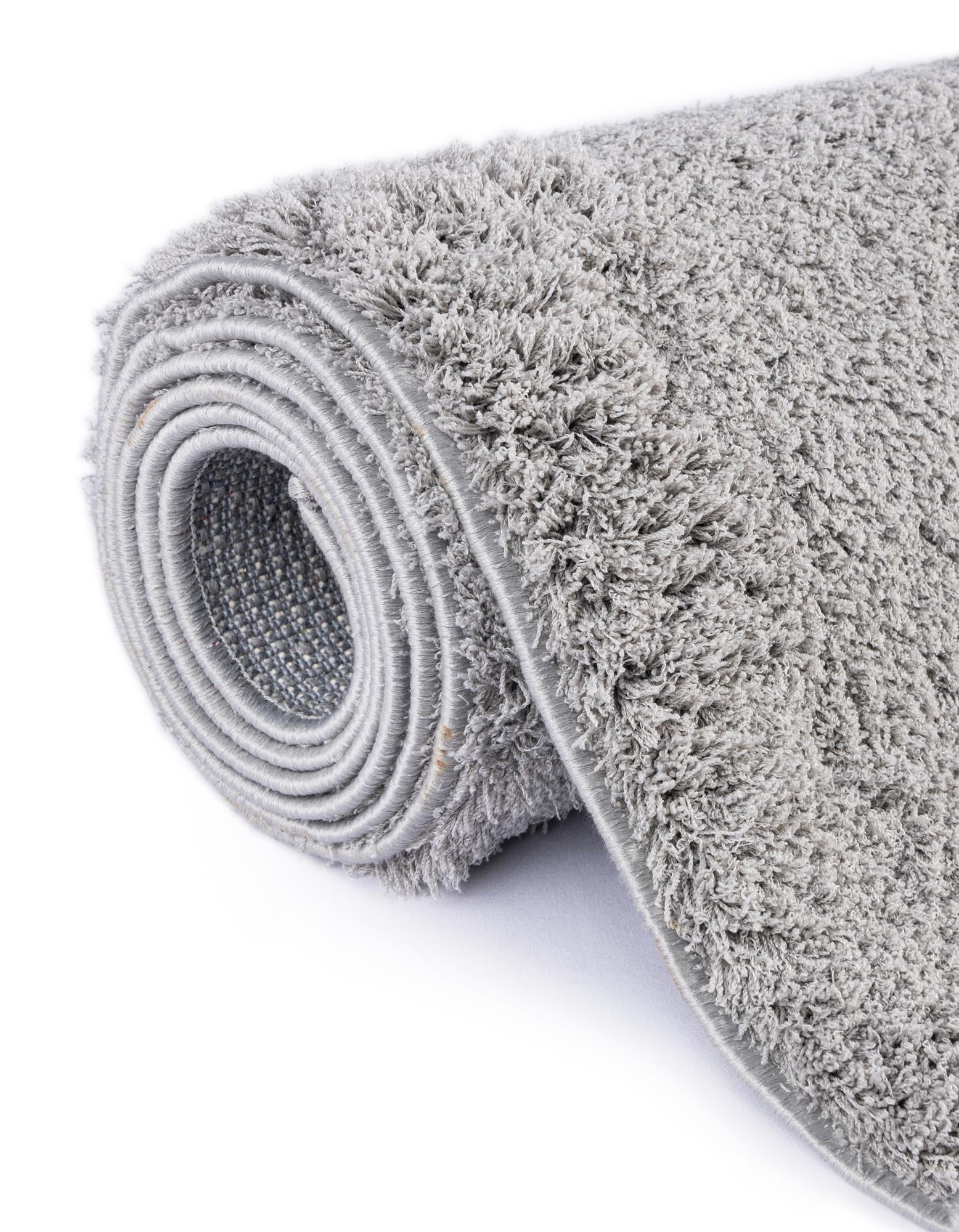 Light Gray 9' x 12' 2 Solid Shag Rug | Rugs.com