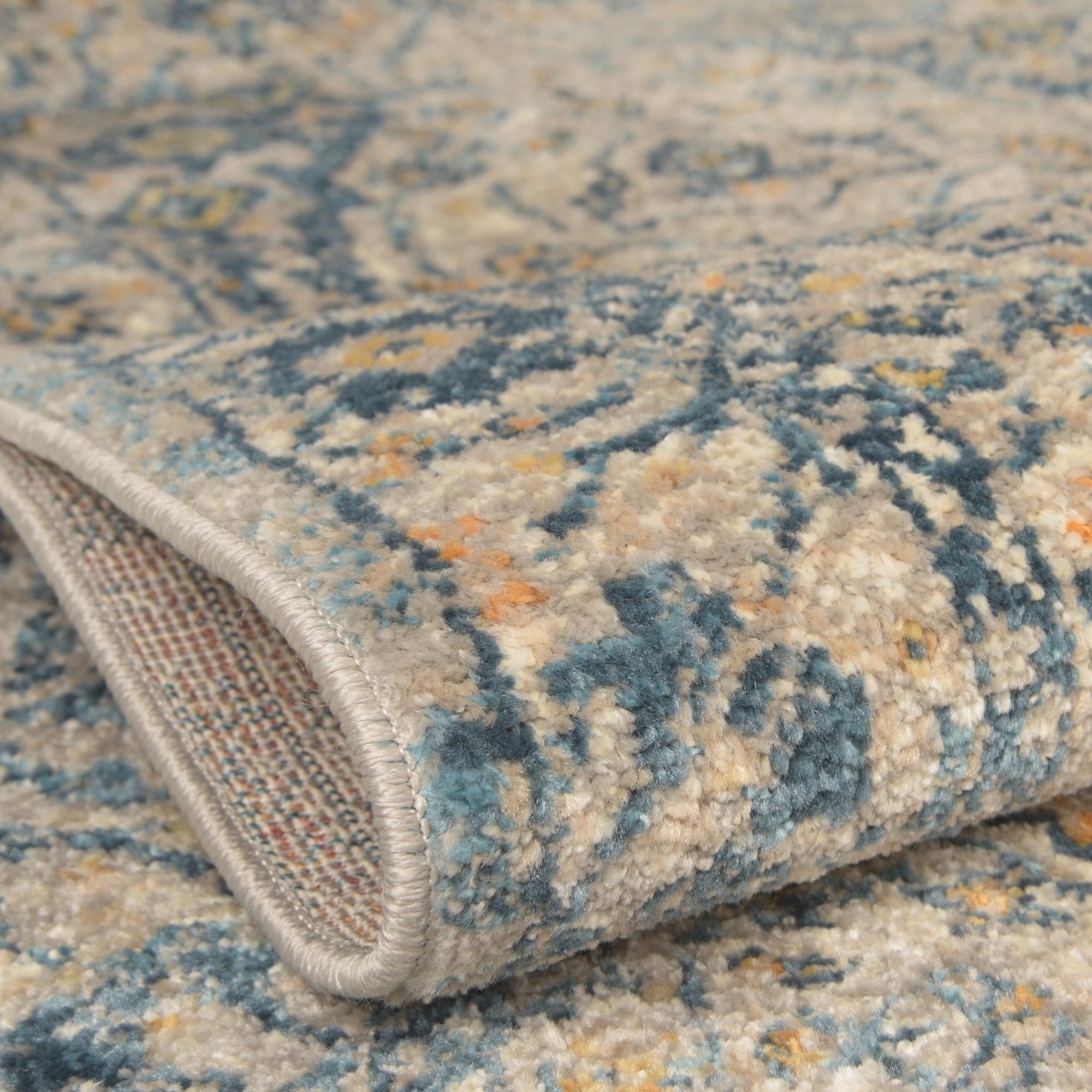 Light Gray 7' x 7' Lola Round Rug | Rugs.com