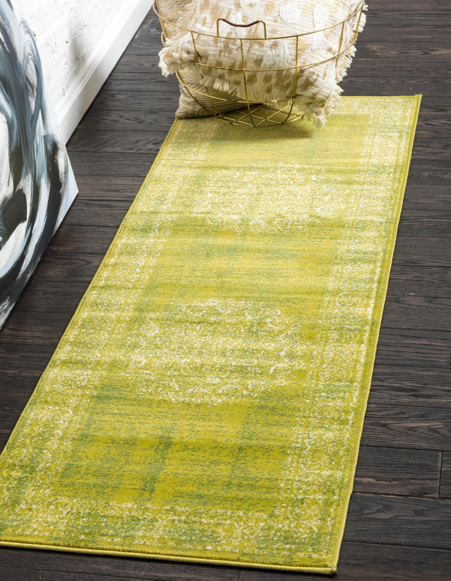 Green 2' 9 x 9' 10 SoHo Runner Rug | Rugs.com