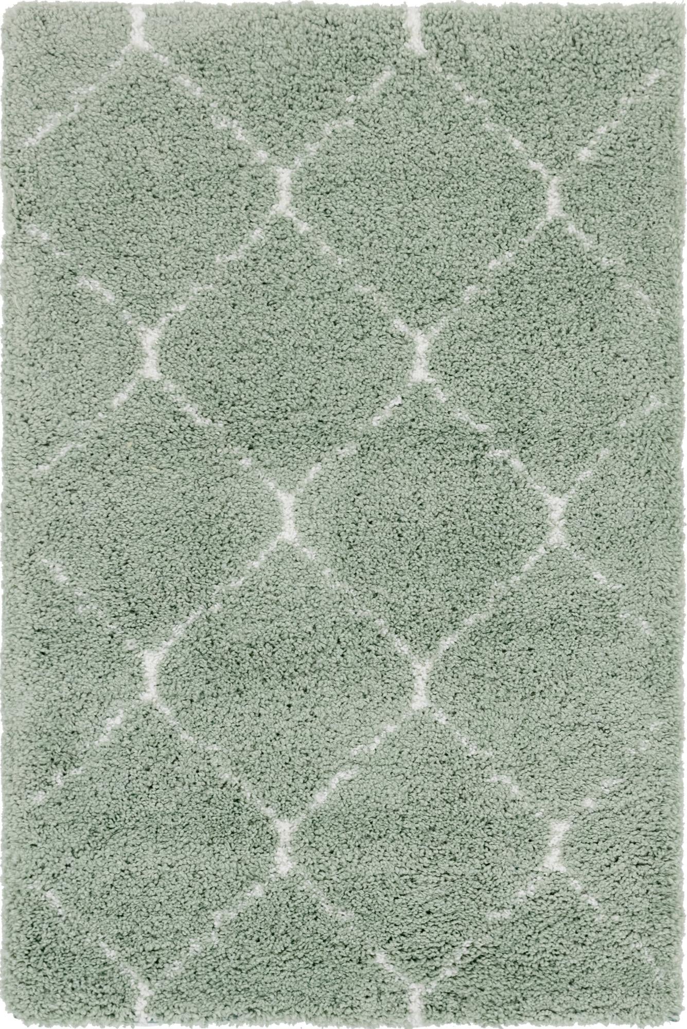 Light Green 3' x 6' Moroccan Shag Runner Rug | Rugs.com