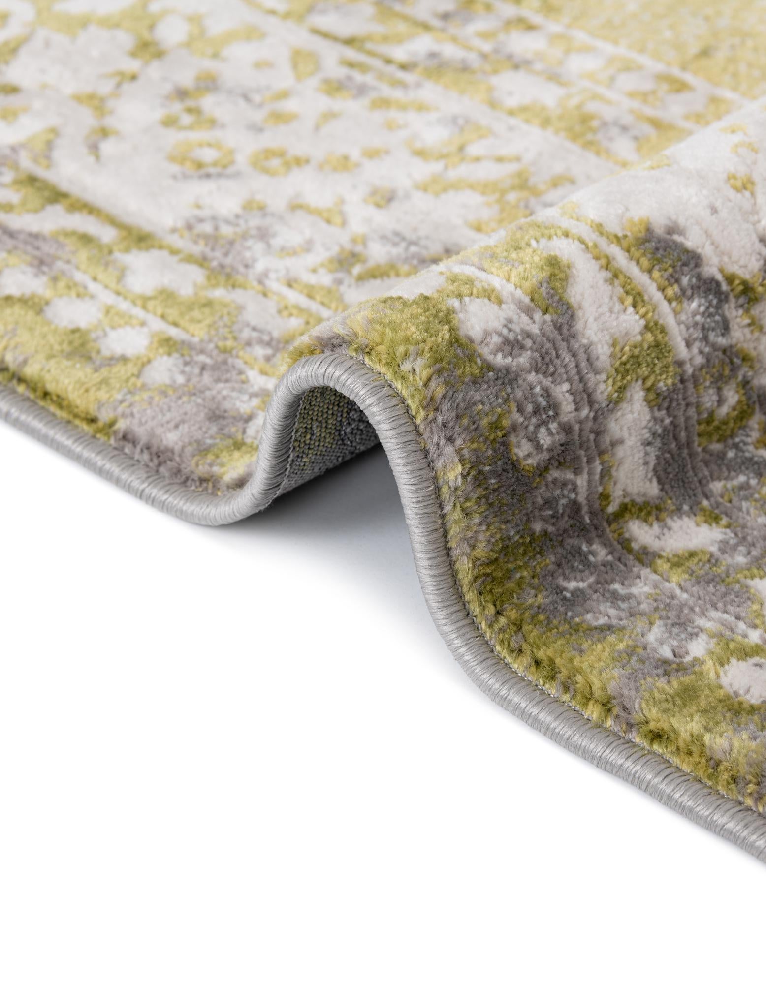 Light Green 8' x 8' Modern Classical Square Rug | Rugs.com