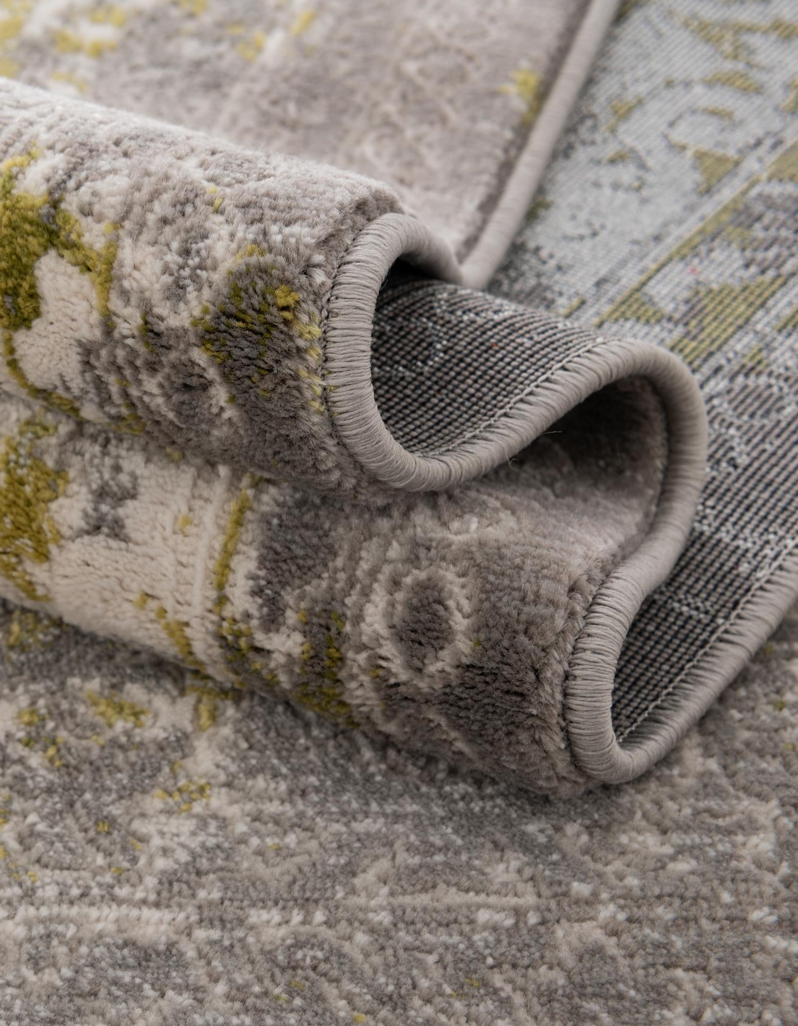 Light Green 8' x 8' Modern Classical Square Rug | Rugs.com