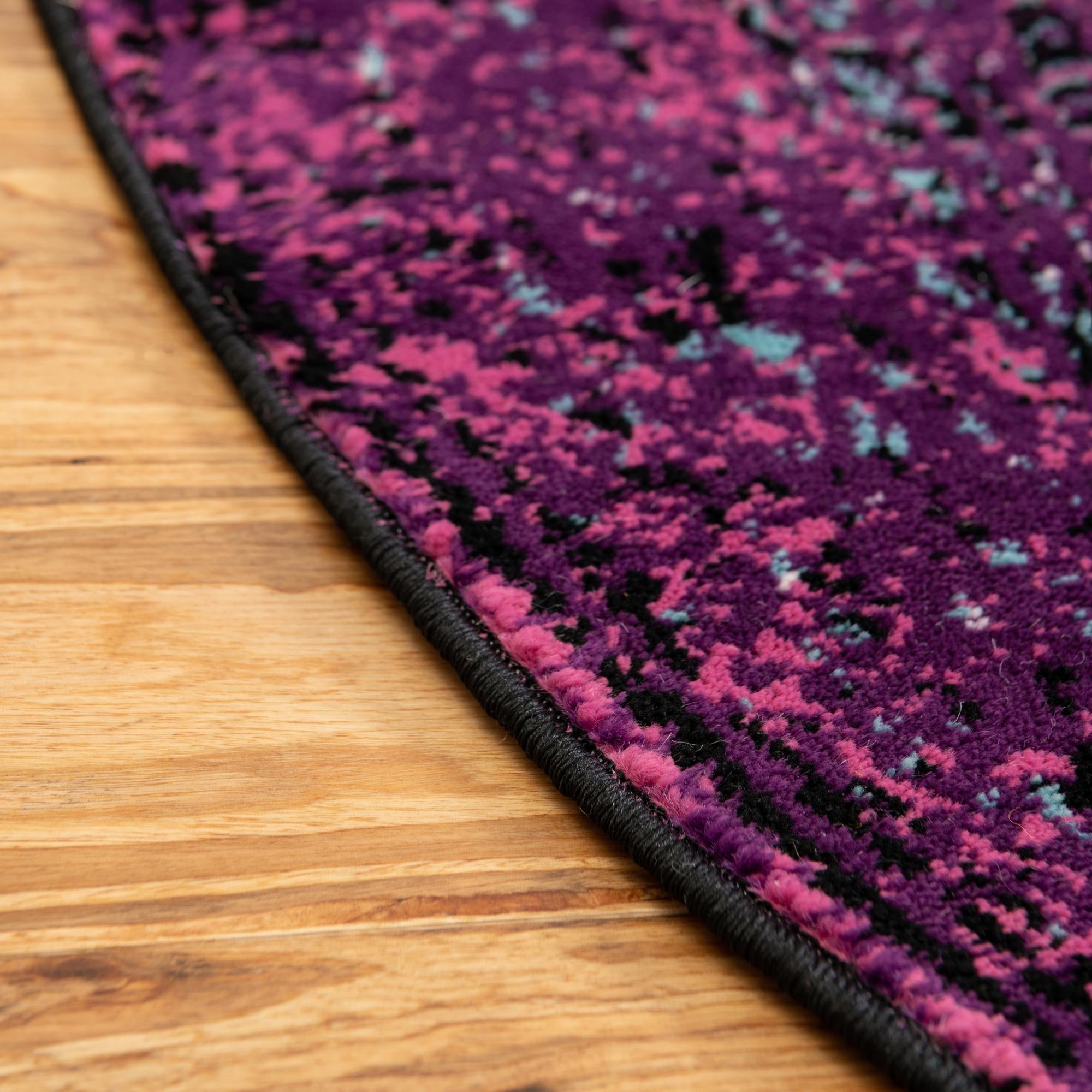 Lilac 4' x 6' Ankara Oval Rug | Rugs.com