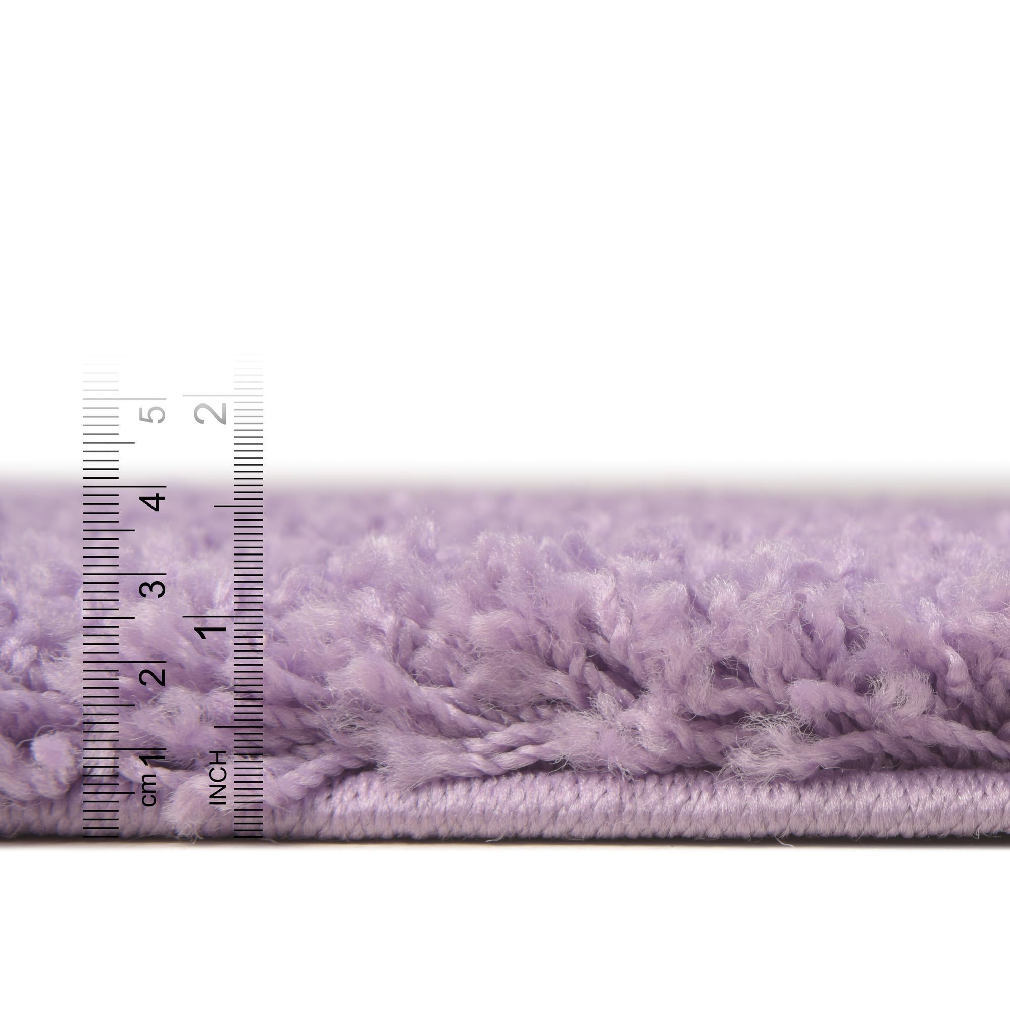 Lilac 5' x 8' Solid Shag Rug | Rugs.com