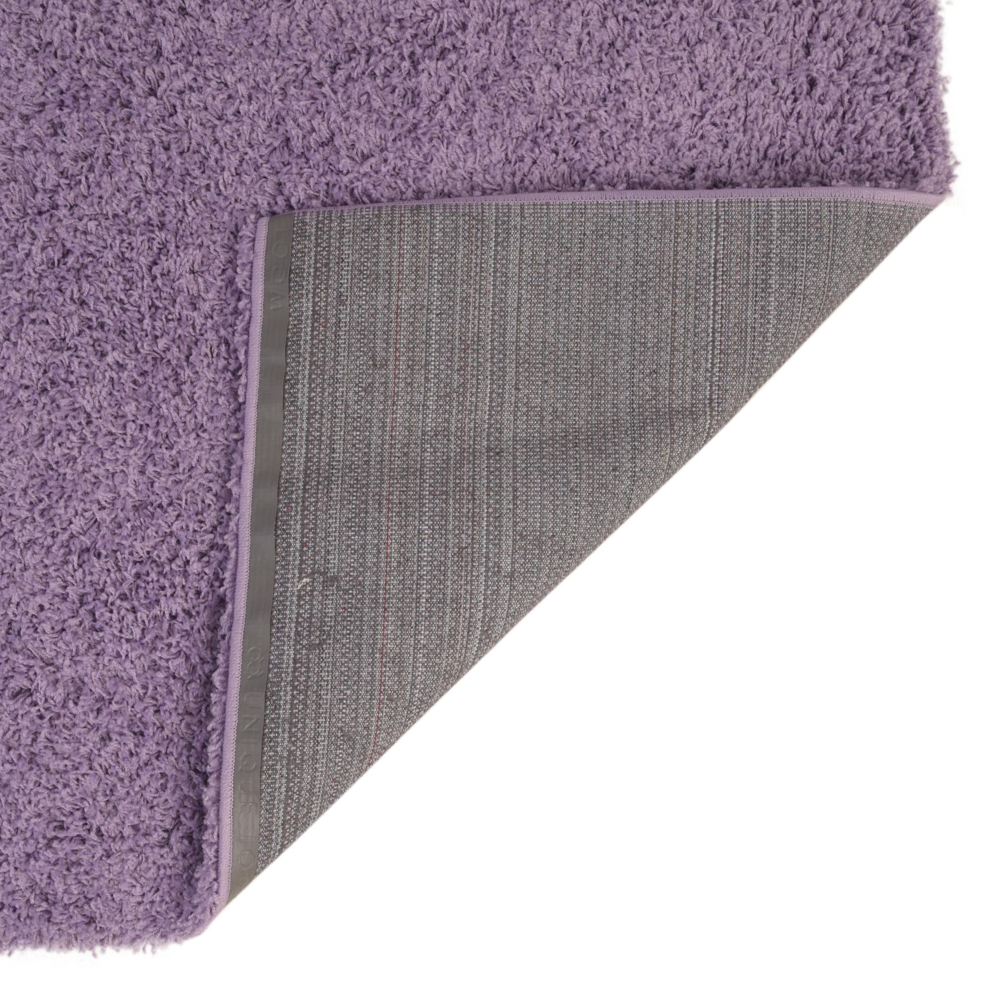 Lilac 5' x 8' Solid Shag Rug | Rugs.com
