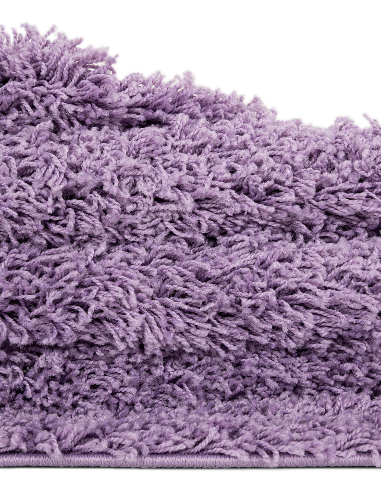 Lilac 5' 3 x 8' Solid Shag Rug | Rugs.com