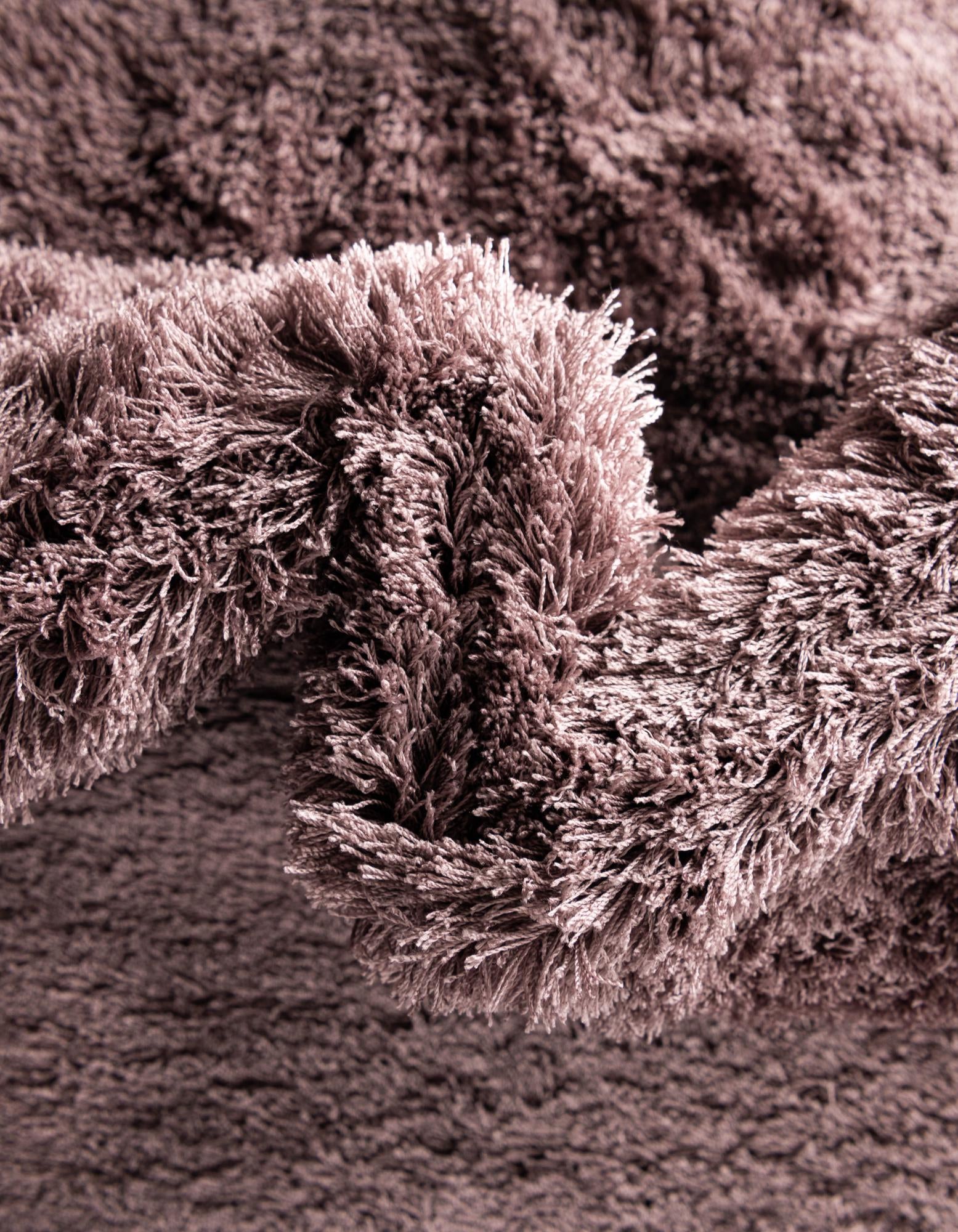 Mauve 5' x 8' Solid Shag Rug | Rugs.com