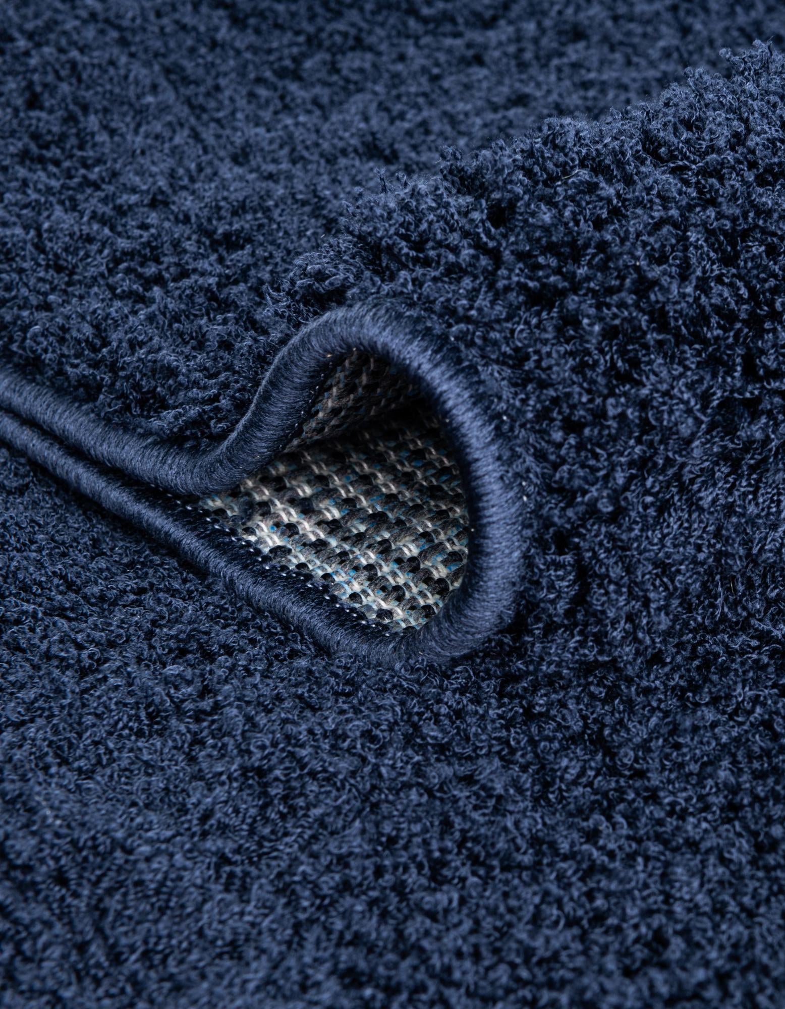 Midnight Blue 4' x 6' Solid Shag Rug | Rugs.com