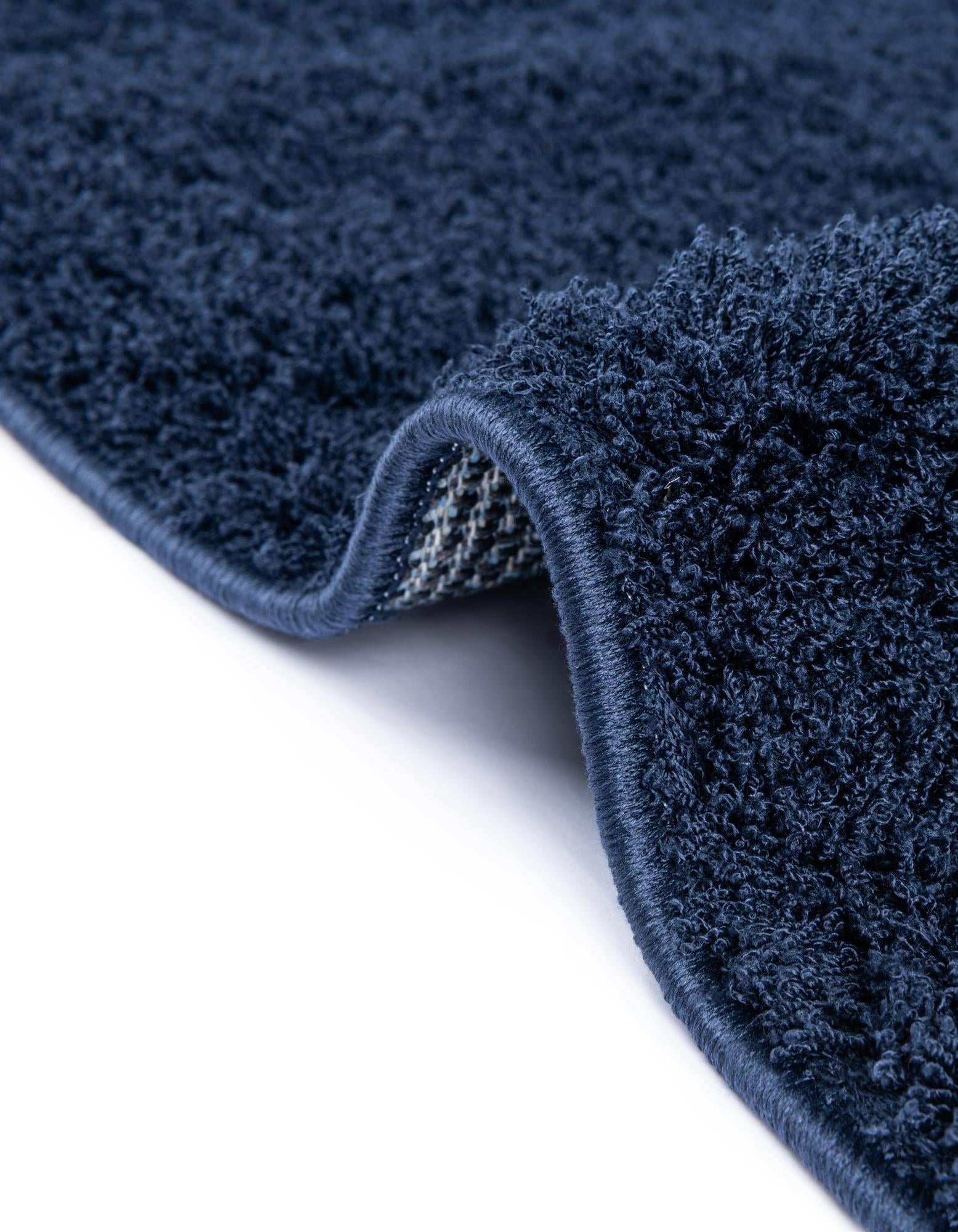 Midnight Blue 4' x 6' Solid Shag Rug | Rugs.com