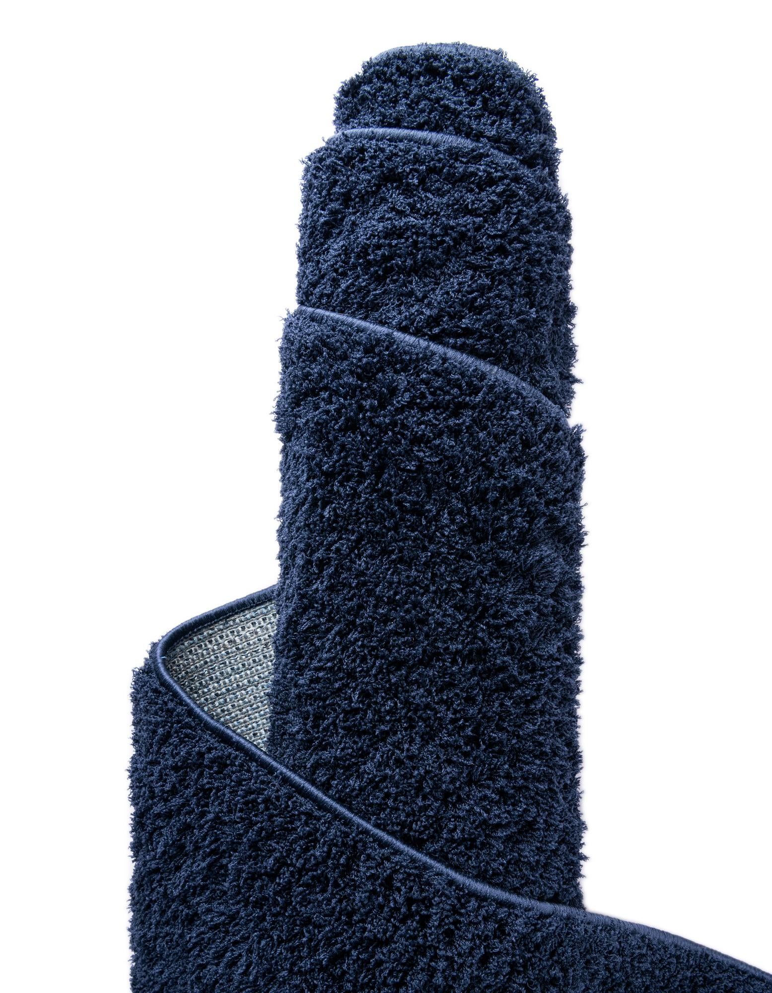 Midnight Blue 4' x 6' Solid Shag Rug | Rugs.com