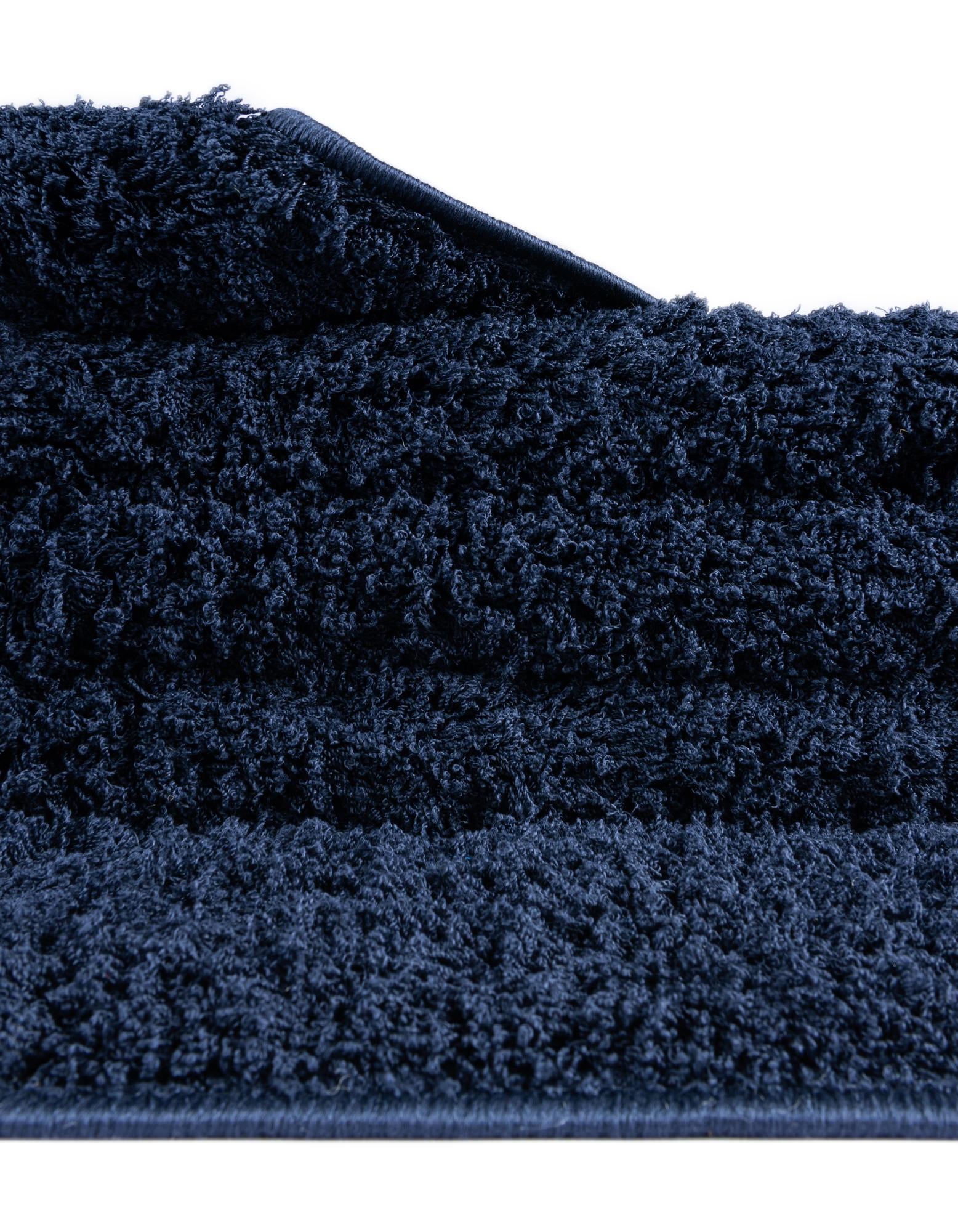 Midnight Blue 4' x 6' Solid Shag Rug | Rugs.com
