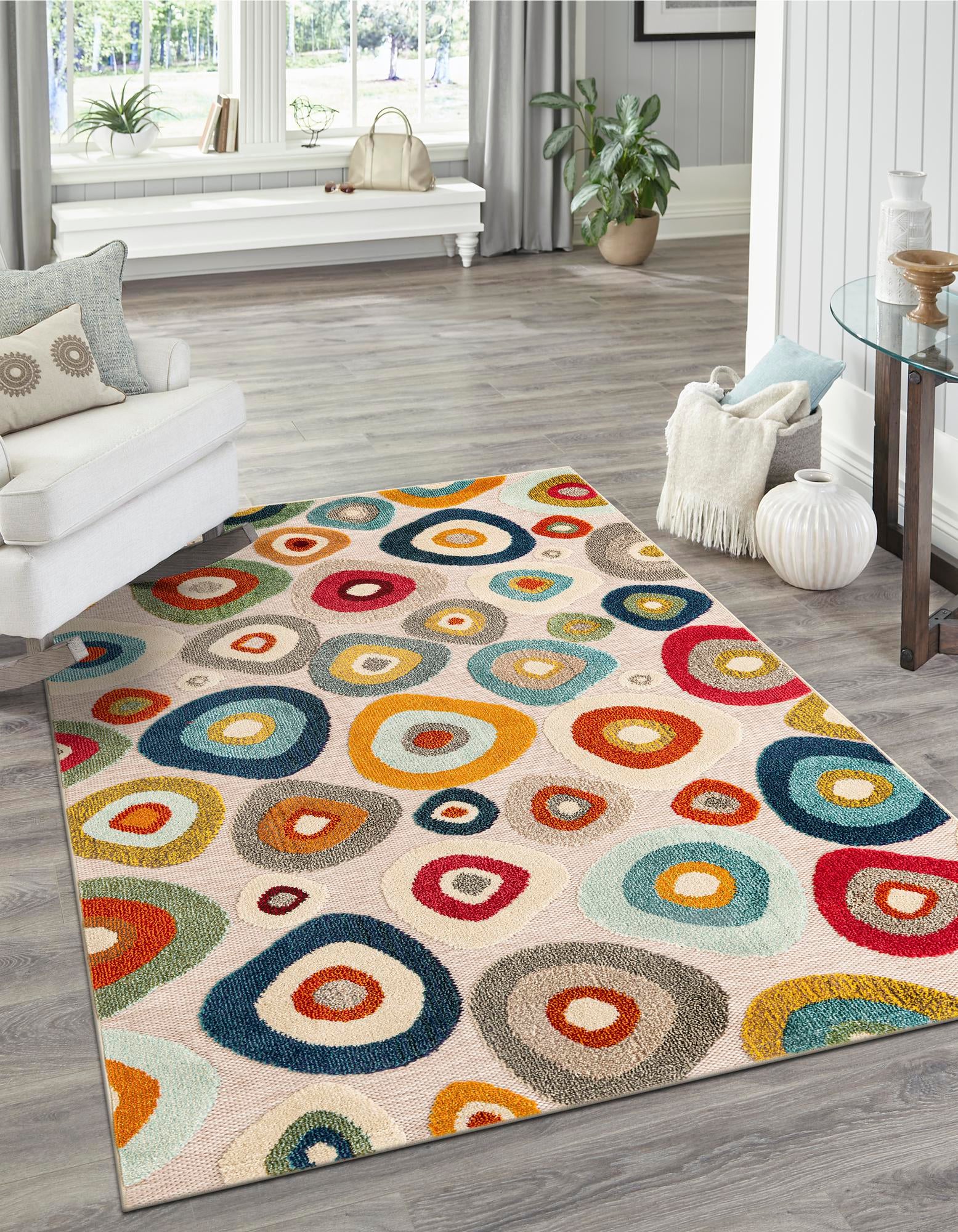 Multicolor Beige 2' x 3' Casablanca Indoor / Outdoor Rug | Rugs.com