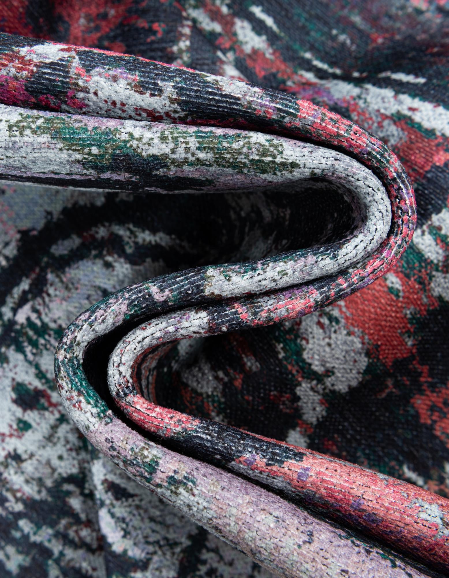 Multicolor Blue 6' x 9' Washable Francesca Rug | Rugs.com