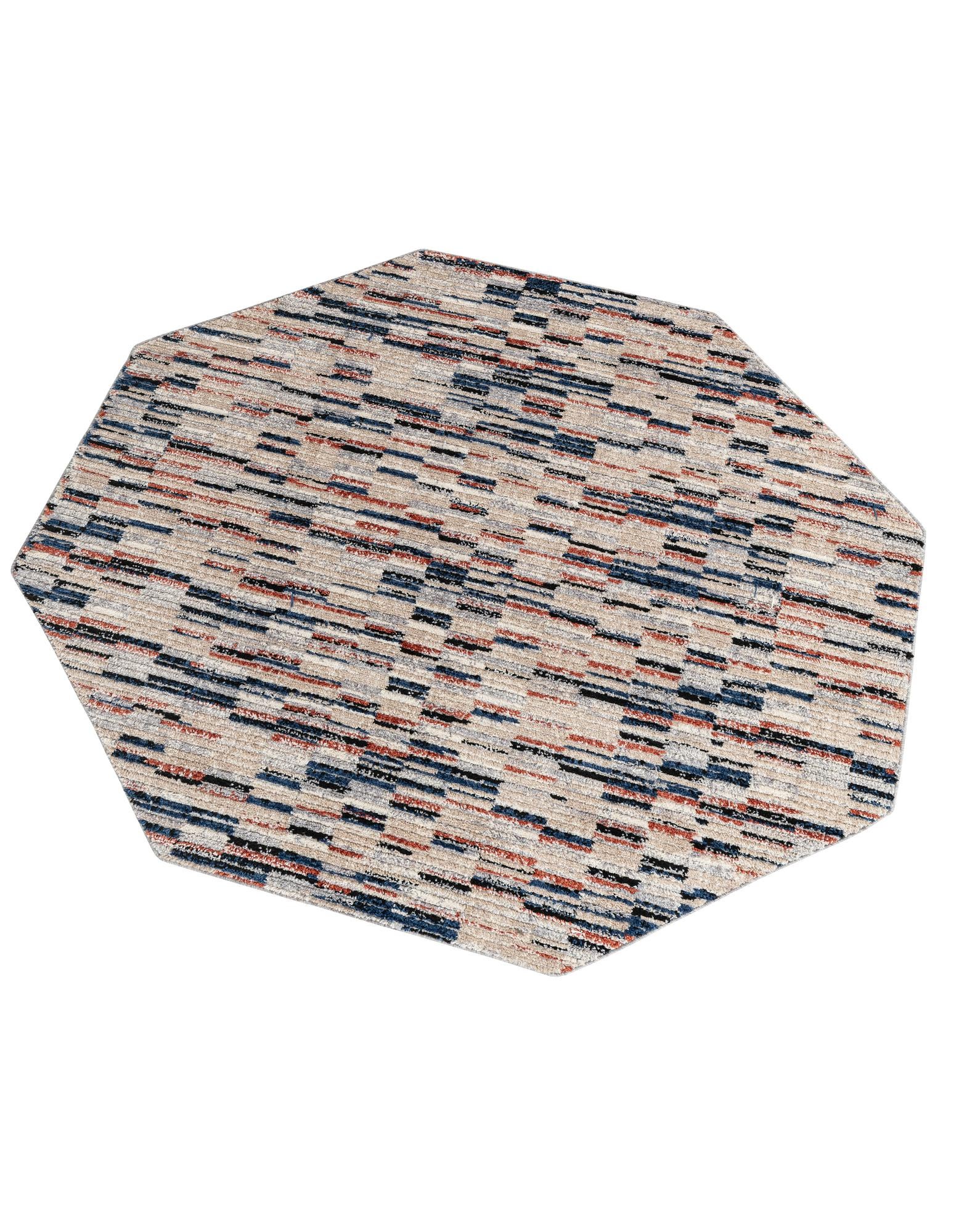 Multicolor 7' x 7' Tucson Octagon Rug | Rugs.com