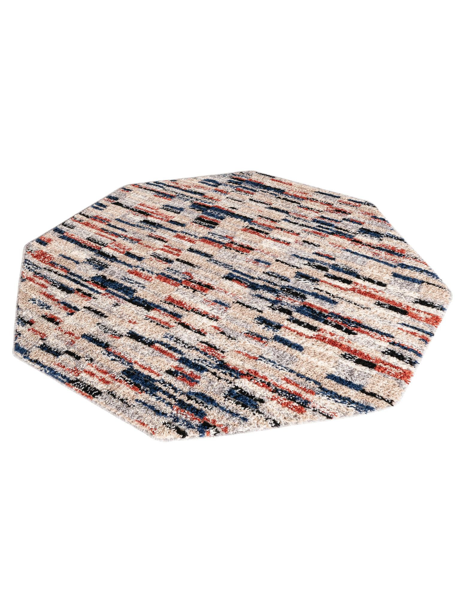 Multicolor 4' x 4' Tucson Octagon Rug | Rugs.com