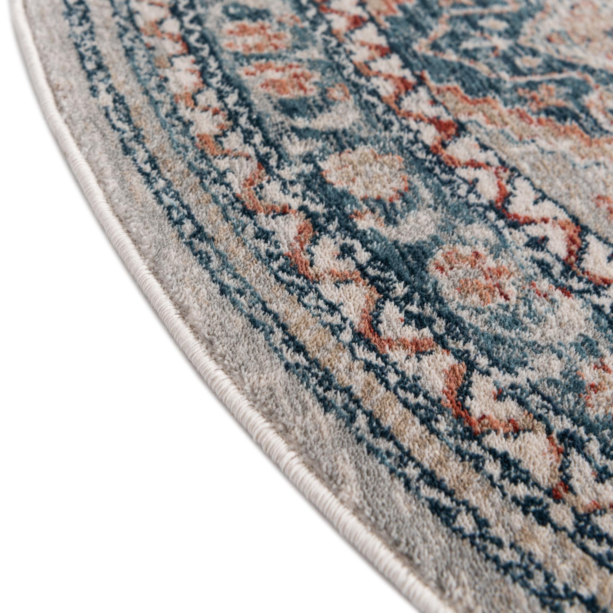 Multicolor 7' 10 x 10' 2 Newport Oval Rug | Rugs.com