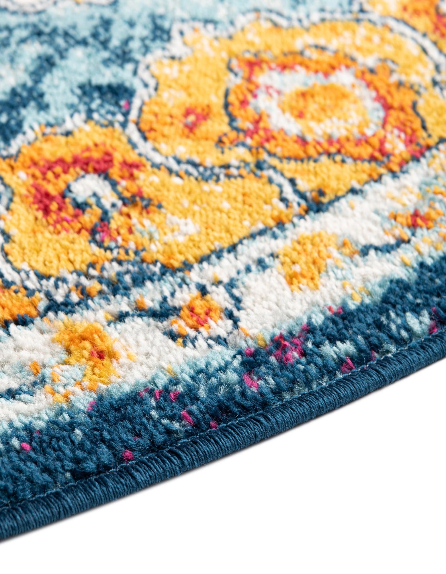 Multicolor 7' 10 x 10' Parker Oval Rug | Rugs.com