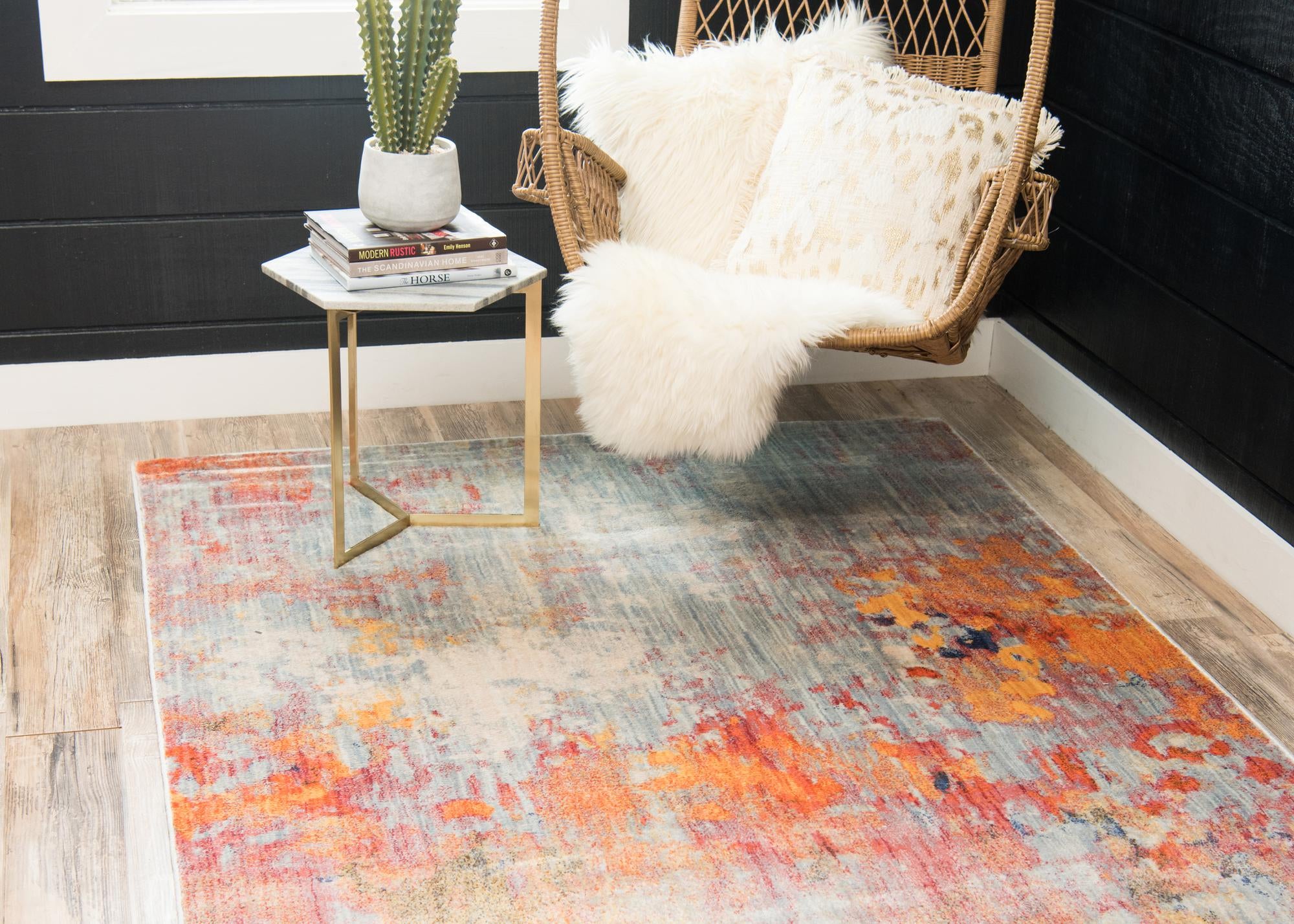 Multicolor 5' x 8' Apollo Rug | Rugs.com