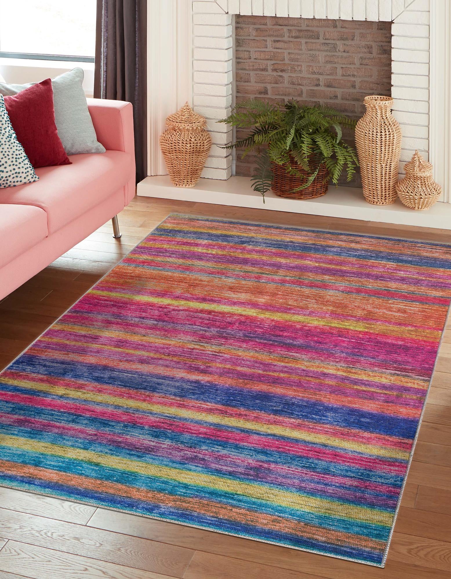 Multicolor 7' 6 x 10' 6 Asha Rug | Rugs.com