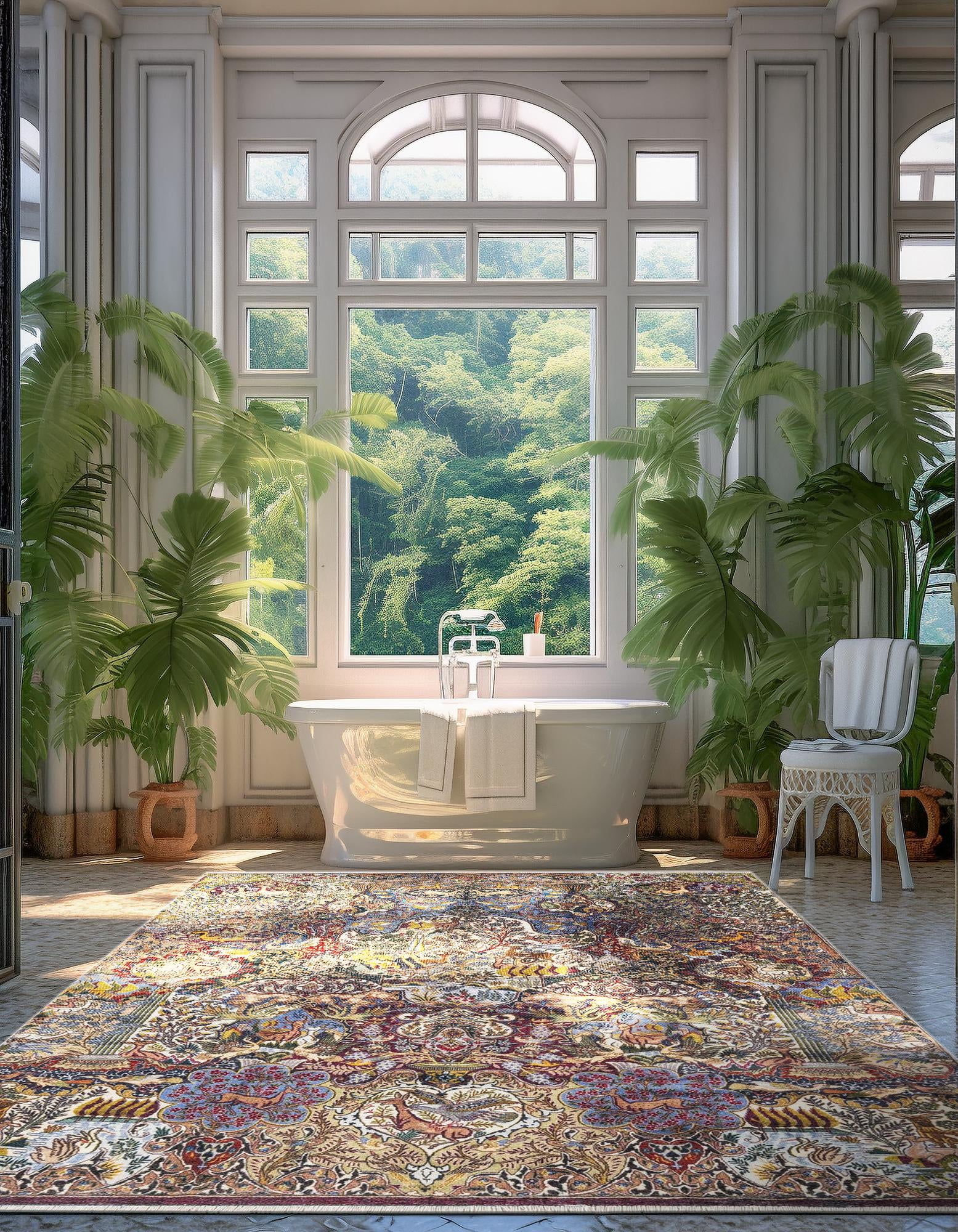 Multicolor 3' 11 x 5' 11 Boutique Rug | Rugs.com