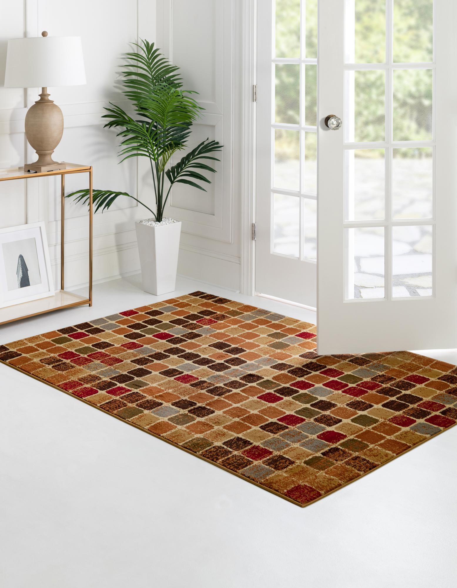 Multicolor 7' x 10' Cafe Rug | Rugs.com