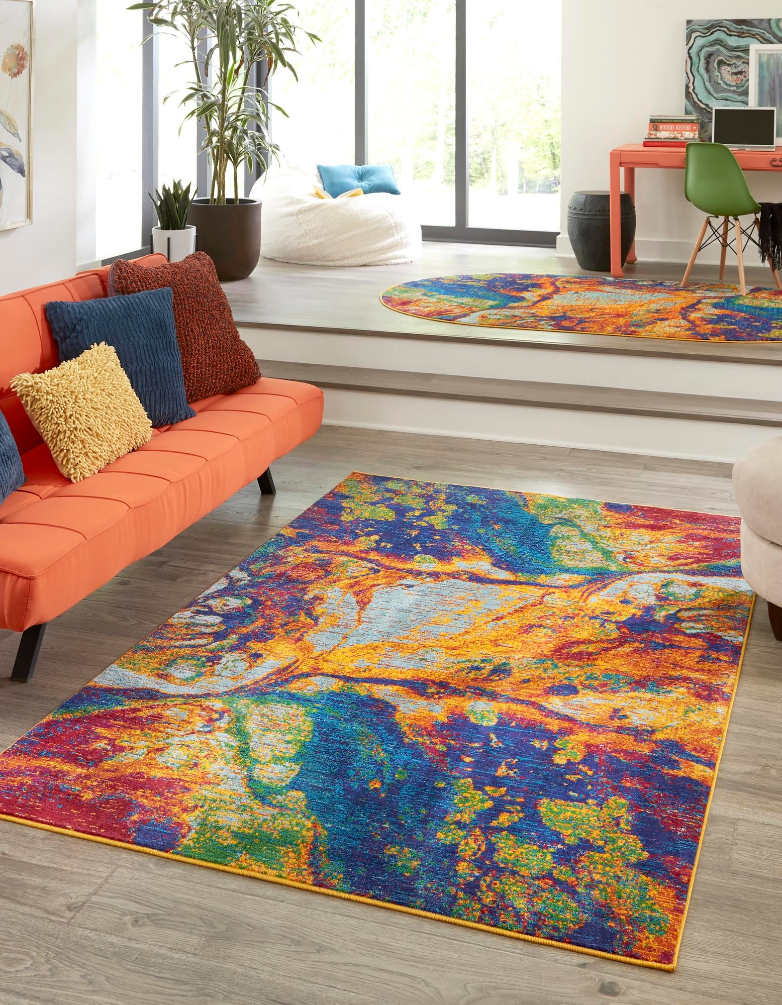 Multicolor 6' x 9' Calypso Rug | Rugs.com