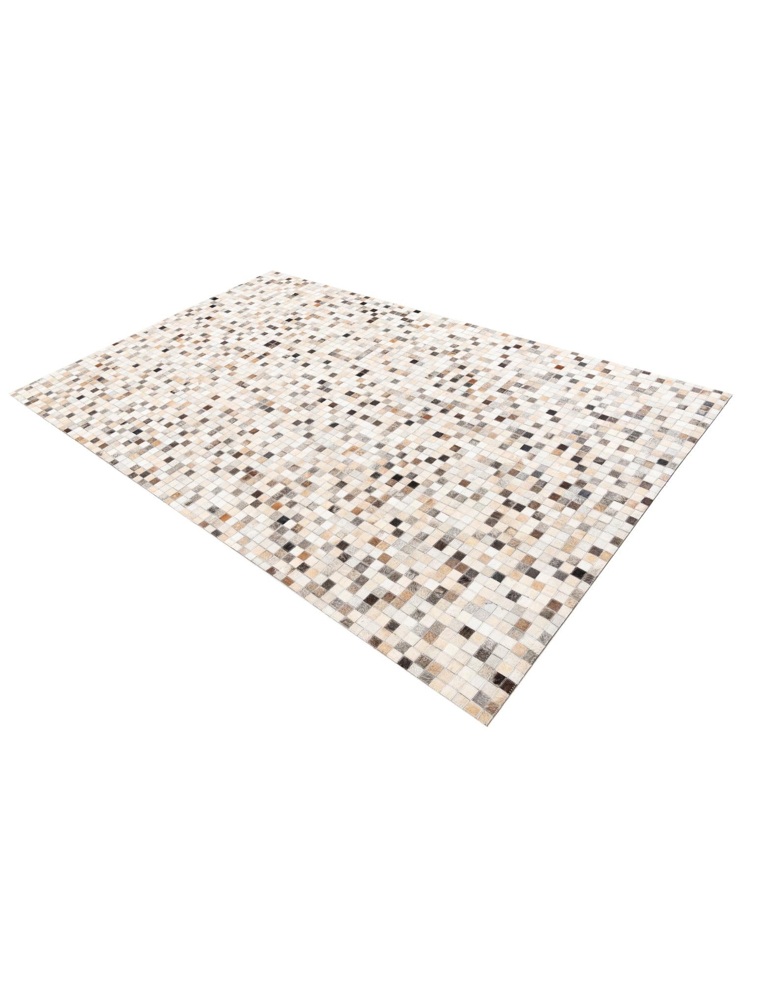 Multicolor 5' x 8' Cowhide Leather Rug | Rugs.com